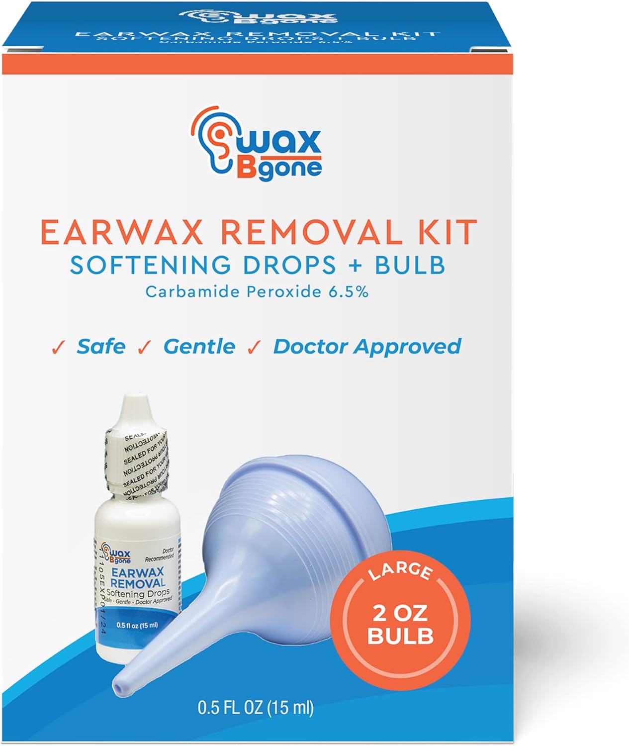 Doctor Easy Wax-Ph Conditioned Ear Wash and Ear Wax Removal System ...