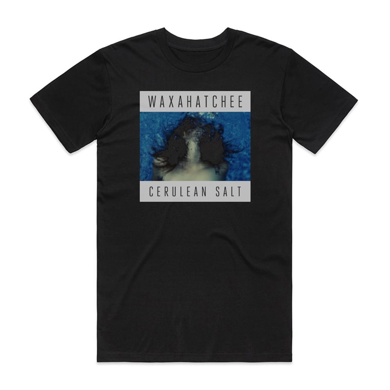 Waxahatchee Cerulean Salt Album Cover T-shirt Black - Walmart.com