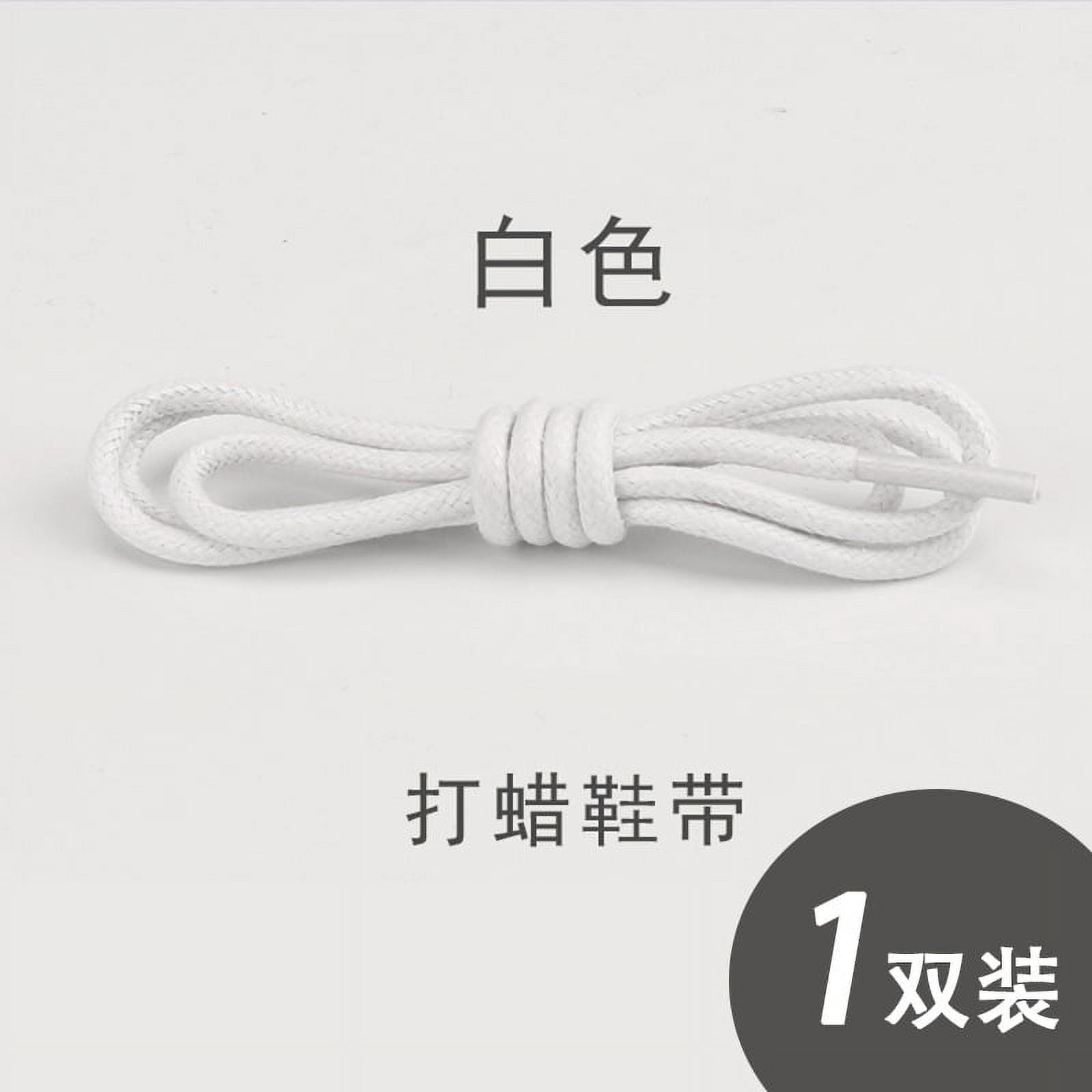 Waxed Cotton Shoelaces 6/50" Thick Round Dress Shoes Laces for Men ...