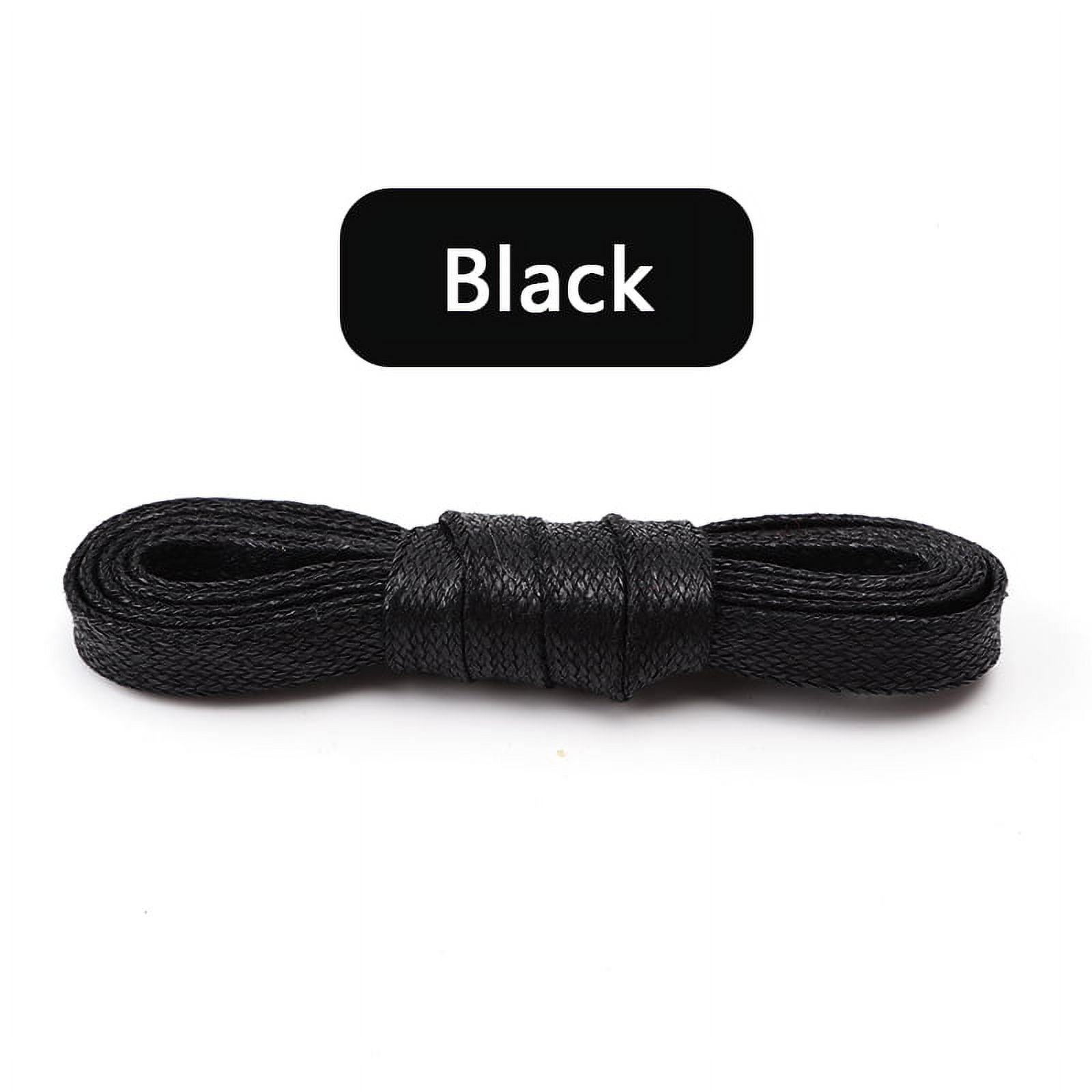 Waxed Cotton Shoelaces Leather Shoelace Waterproof Flats Shoe laces ...