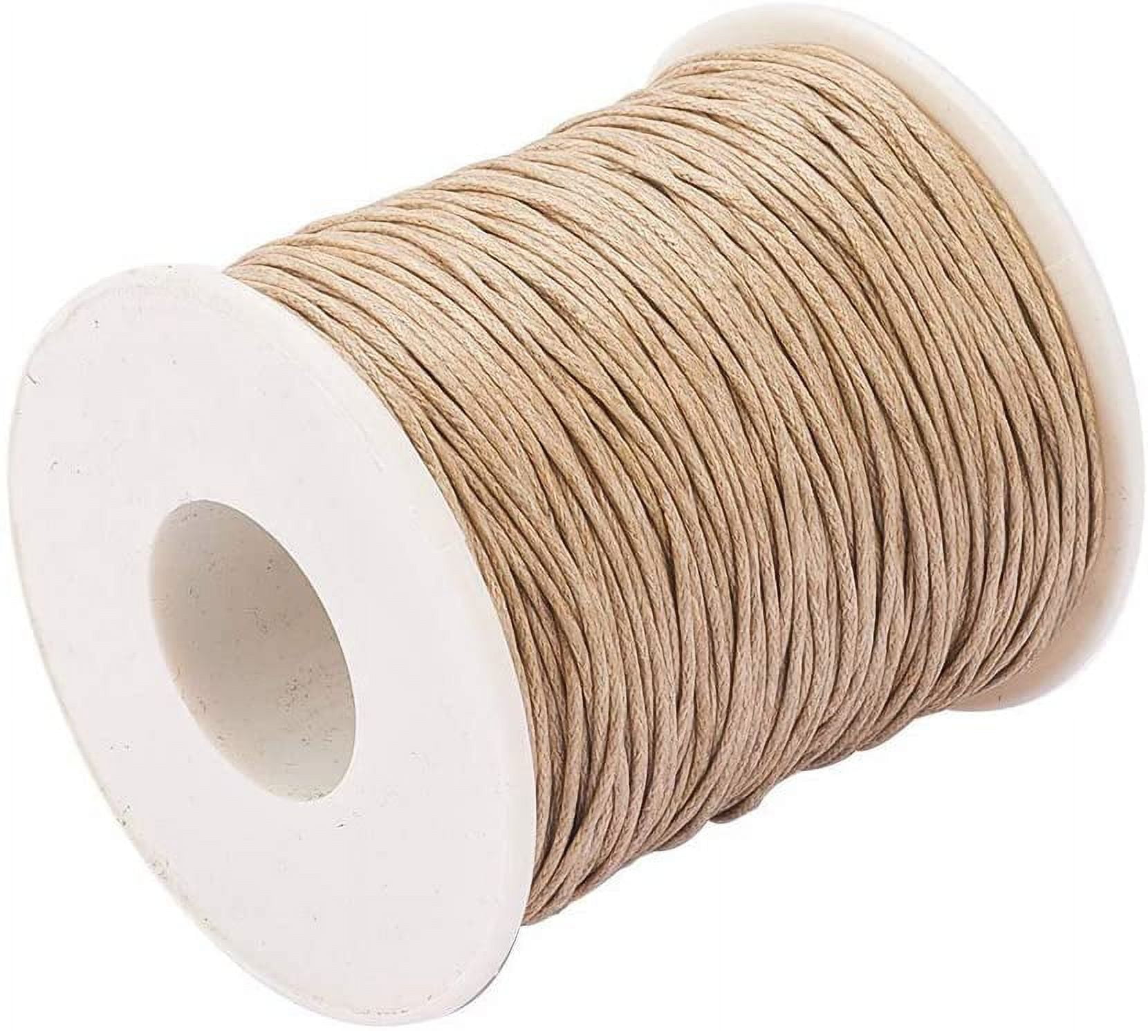 Waxed Cotton Thread Cords BurlyWood 1mm about 100yards/roll DIY ...