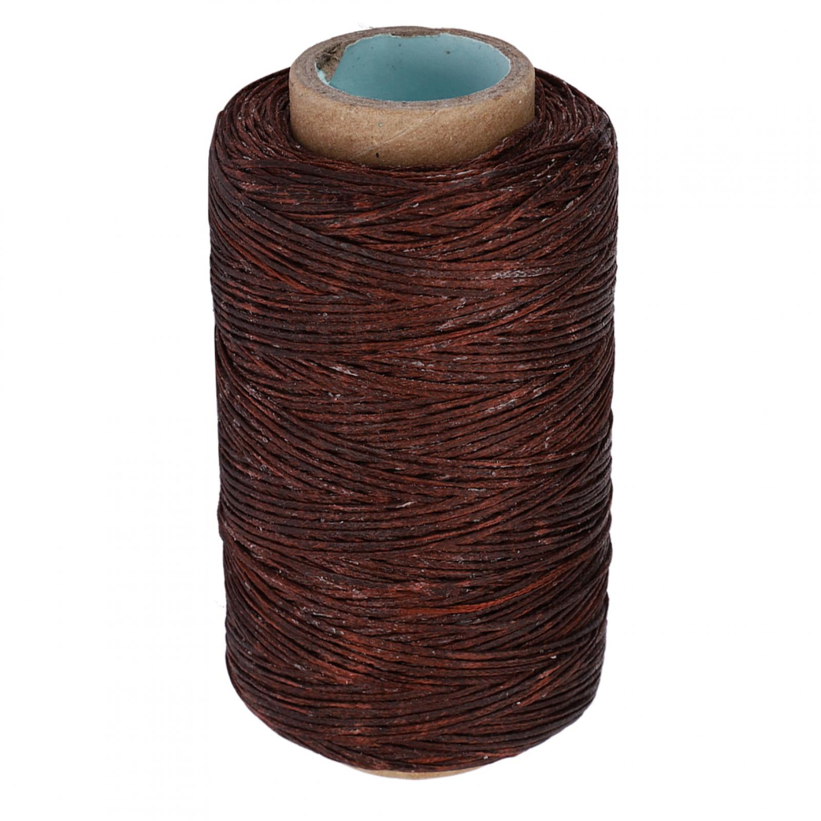 Waxed Thread 284 Yards 150D 0.8MM Leather Sewing Waxed Thread for Shoe ...
