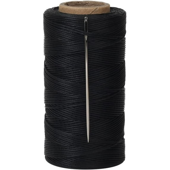 Waxed Thread, 328 Yards 150D 1MM Leather Sewing Waxed Thread with for ...