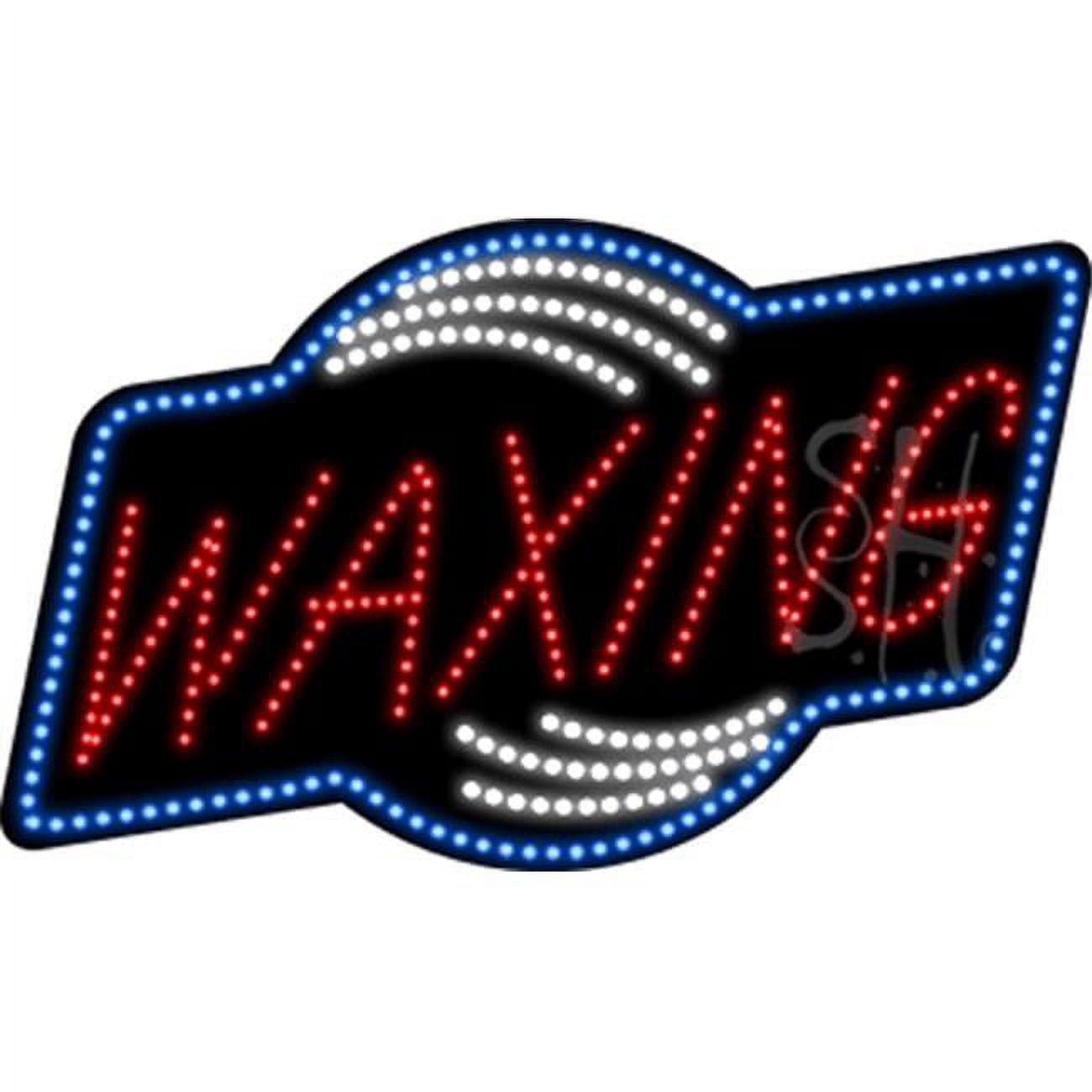Waxing Animated LED Sign, 18 x 30 x 1 in. - Walmart.com