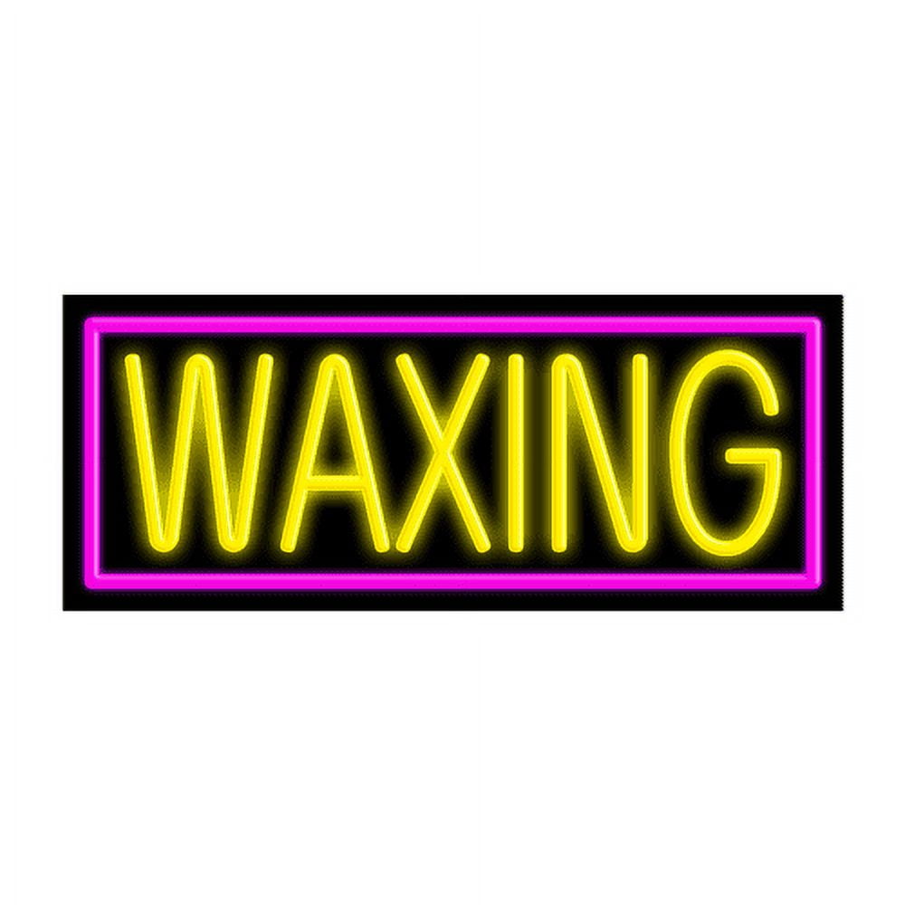 Waxing-Glass Neon Sign Made in USA - Walmart.com
