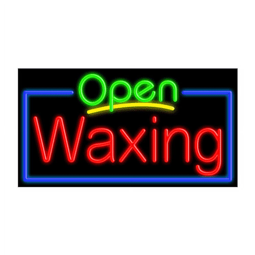 Waxing-Glass Neon Sign Made in USA - Walmart.com