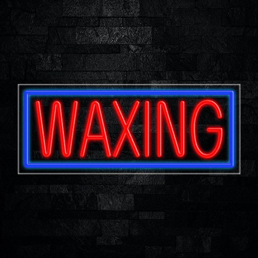 Waxing-LED Neon Sign 30"L x 12"H #30341 - Walmart.com