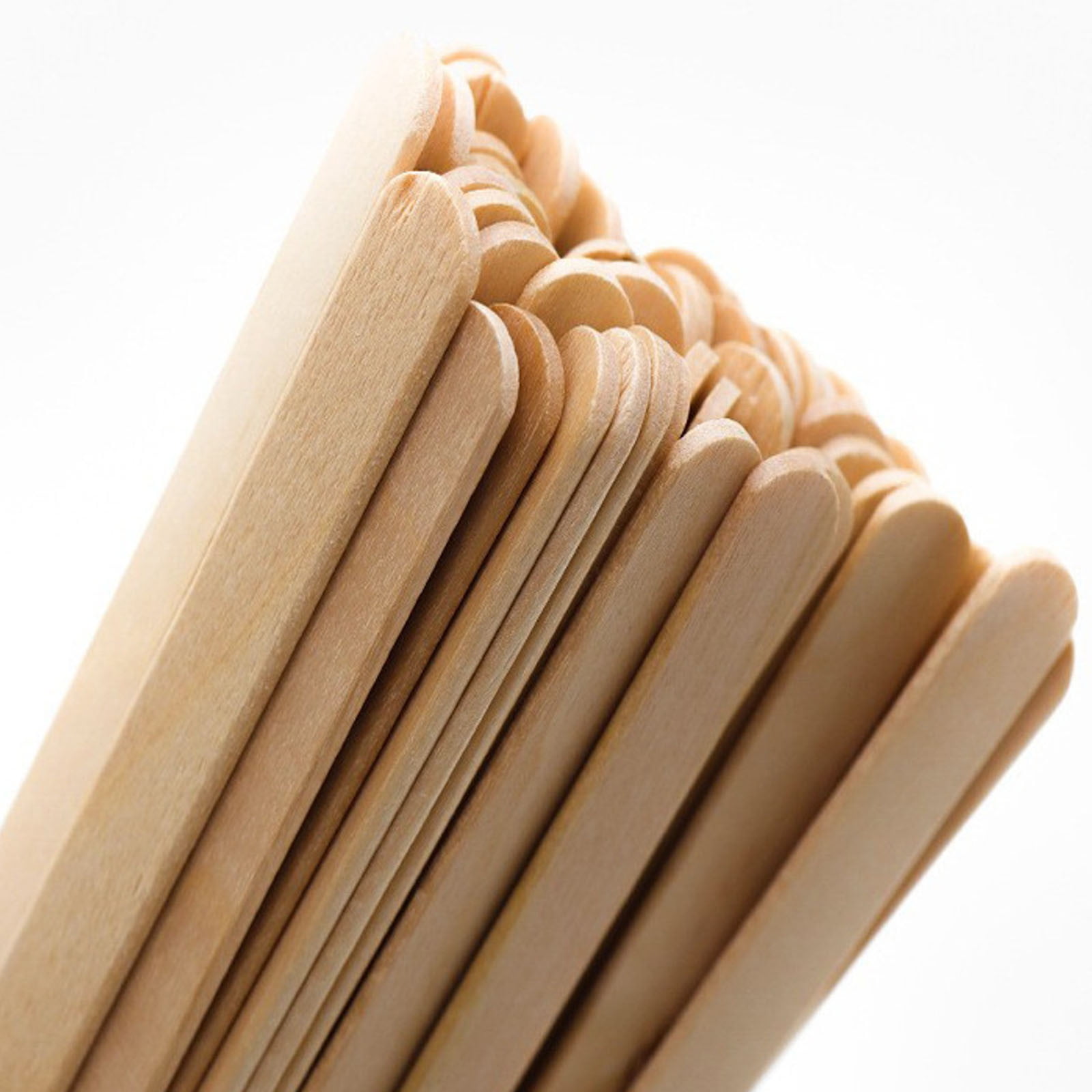 Waxing Sticks for Hair Removal - Splinter-Free Wooden Sticks for Waxing ...