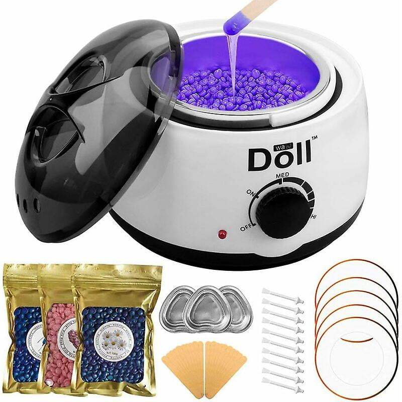 Waxing Waxing Heater Waxing Kit With 300g Wax Beads, 30 Spatulas, 3 ...