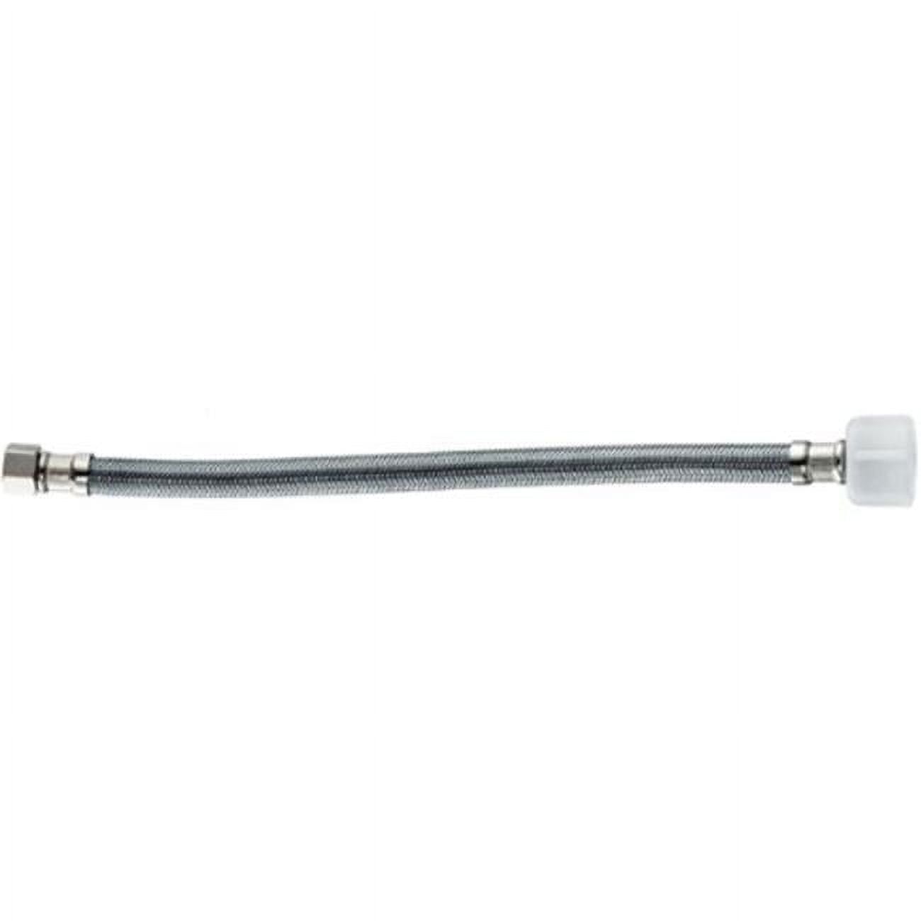 Waxman 7307500T 12 in. Stainless Steel Braided Toilet Supply Line ...
