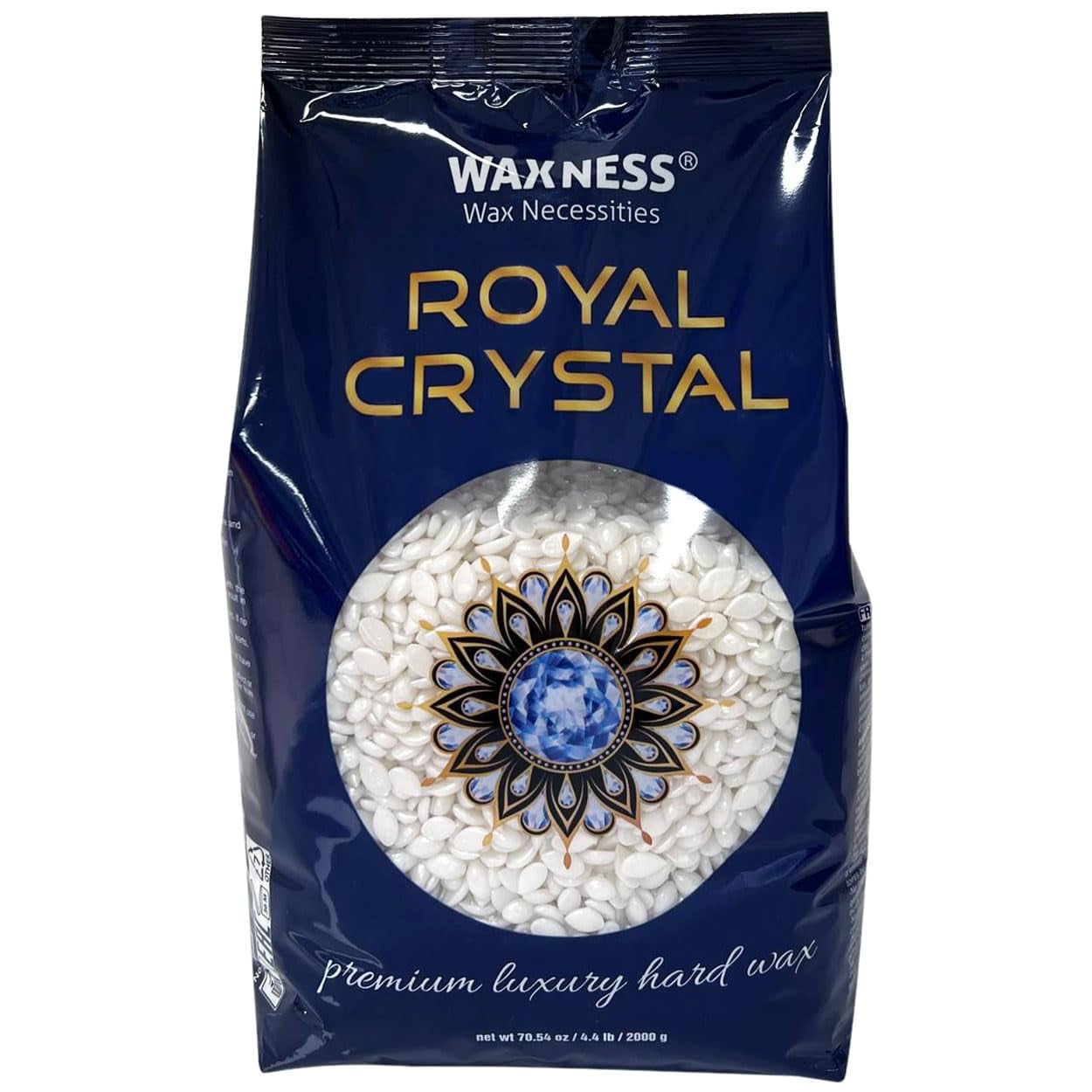Waxness Luxury Polymer Blend Hard Royal Crystal Wax 4.4 lb / 2 kg ...