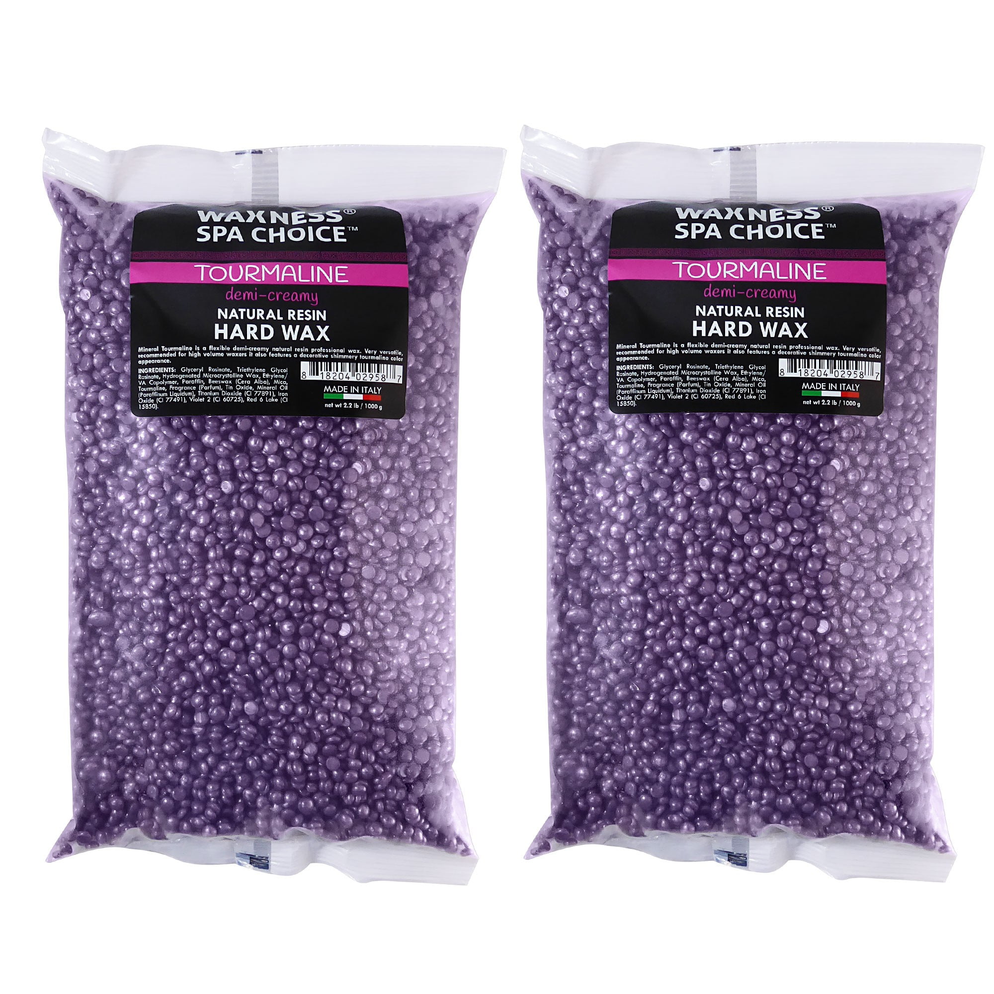 Waxness Spa Choice Metallic Tourmaline Demi Creamy Hard Wax Beads 2.2 ...