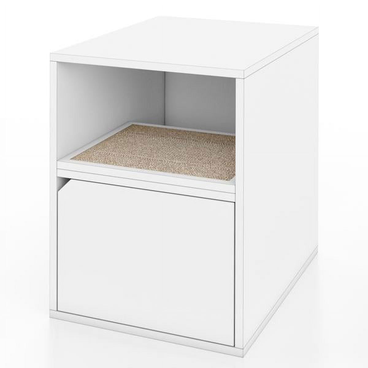 Way Basics Cat Litter Box Duplex, White - Walmart.com