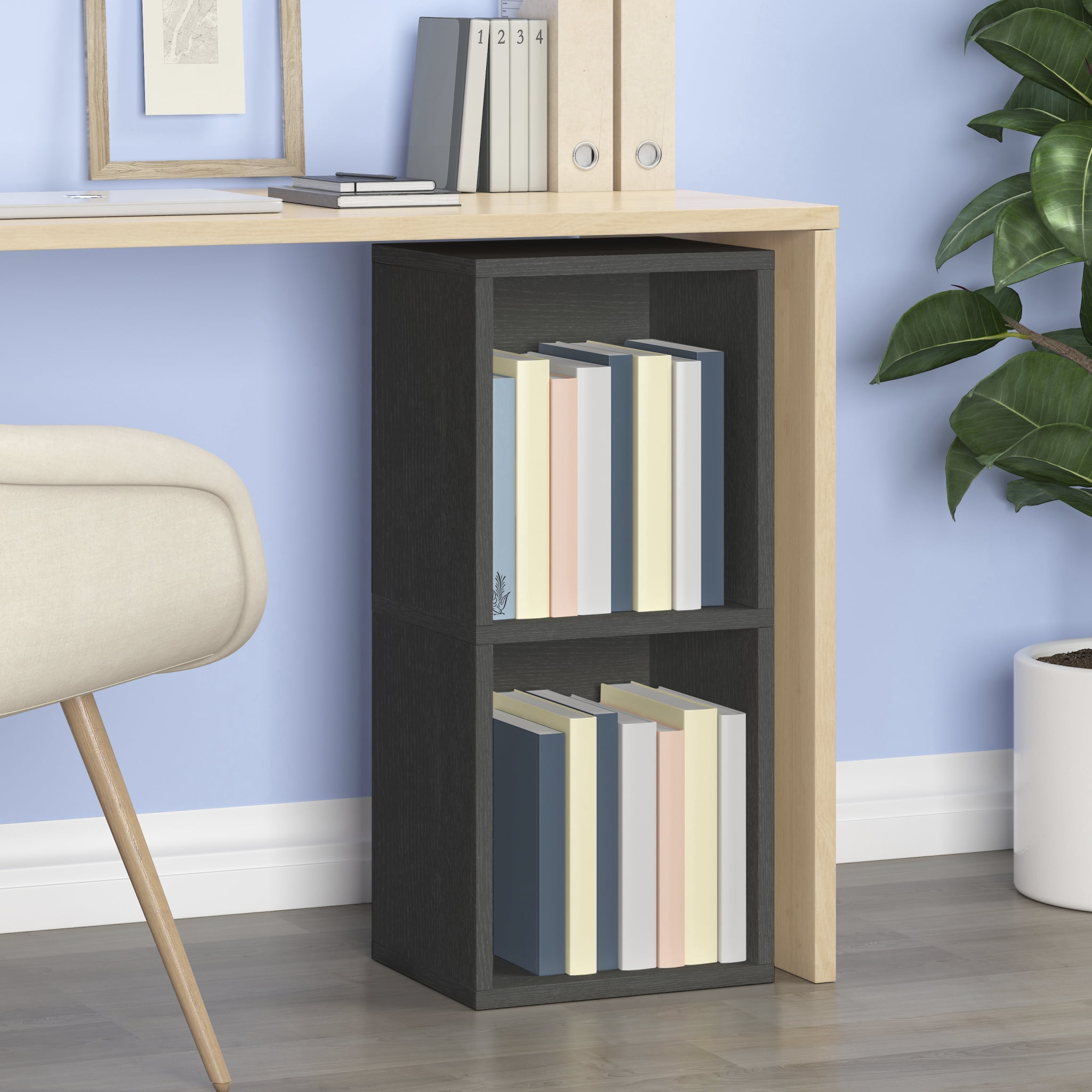 Way Basics Doubleton 2-Shelf Bookcase - Walmart.com