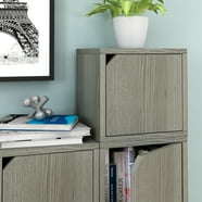 Way Basics Eco Stackable Storage Cube and Cubby Organizer, Espresso ...