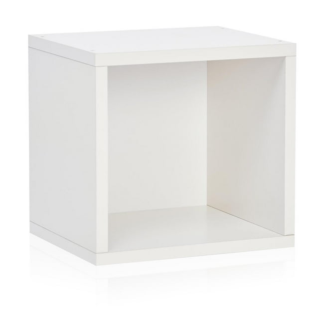 Way Basics Eco Stackable Connect Open Storage Cube and Cubby Organizer ...