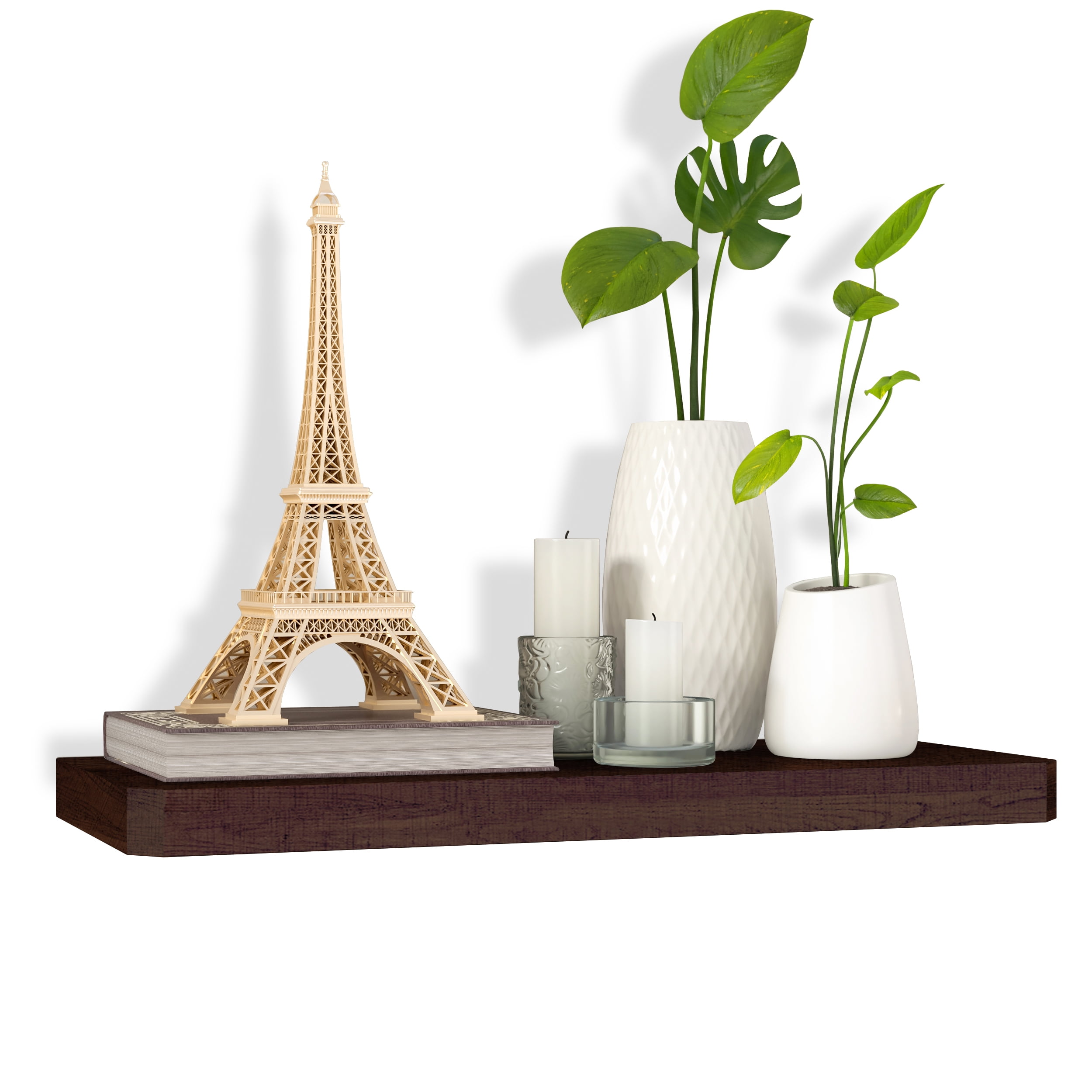 Way Basics Soho Floating Shelf 24" - Walmart.com