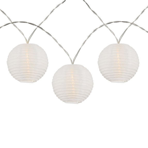 Way To Celebrate Warm White Battery-Operated LED Lantern Lights, 7.5 ft ...