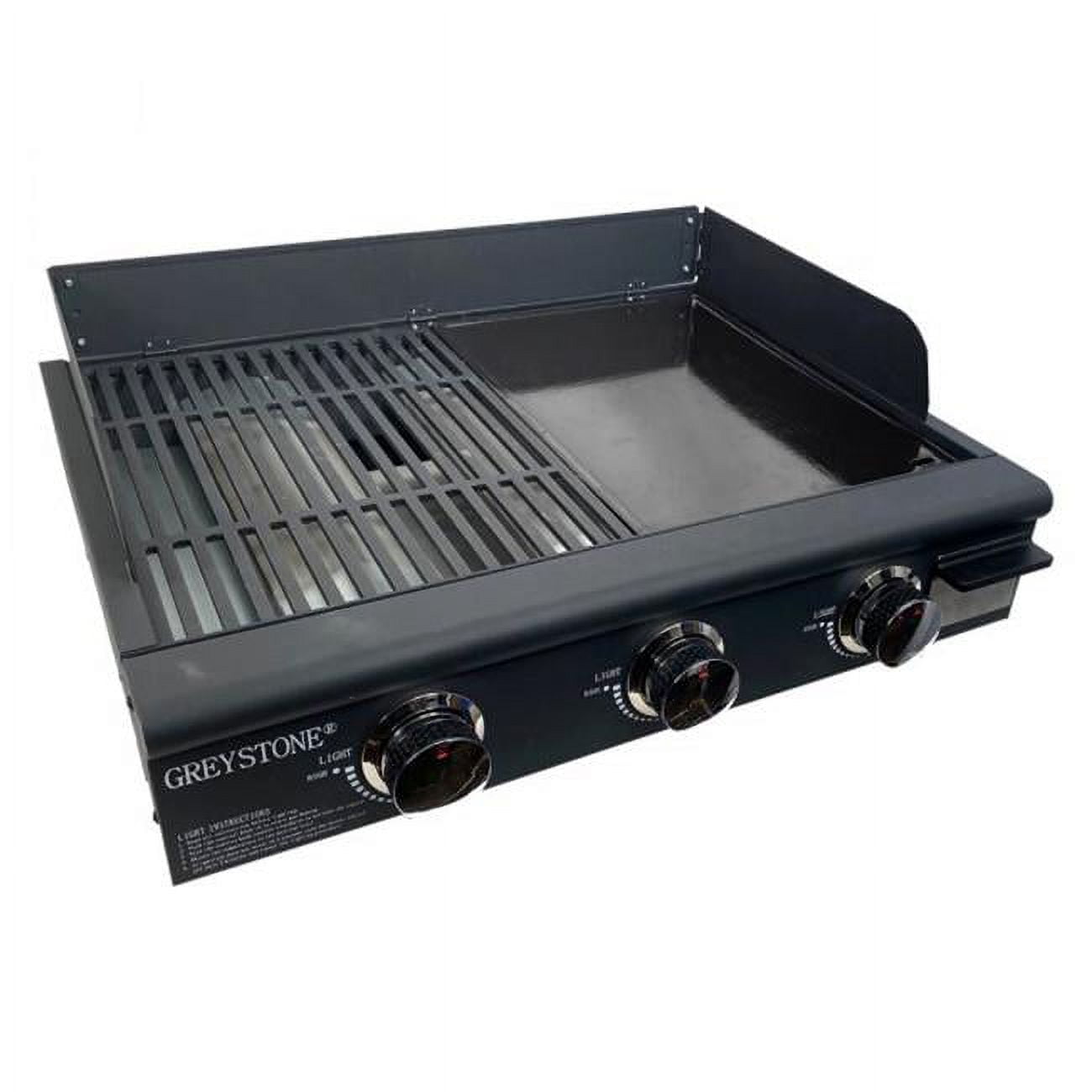 Way Interglobal 25 in. 2022 Greystone Side by Side Griddle & Grill ...