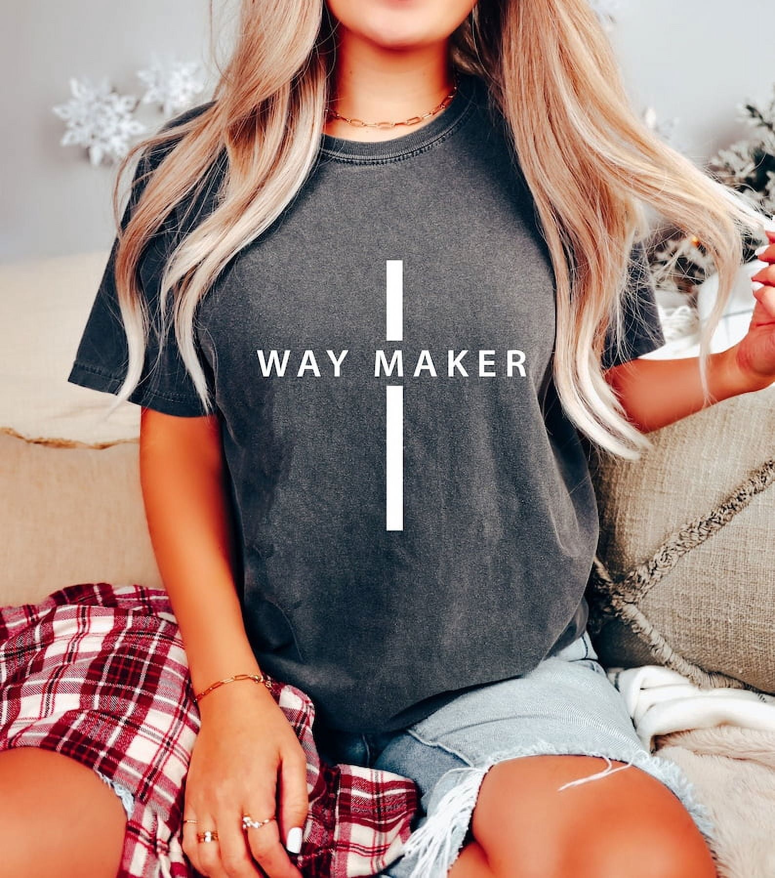 Way Maker T-shirt – Inspirational Faith Christian Shirt – Bible Verse ...