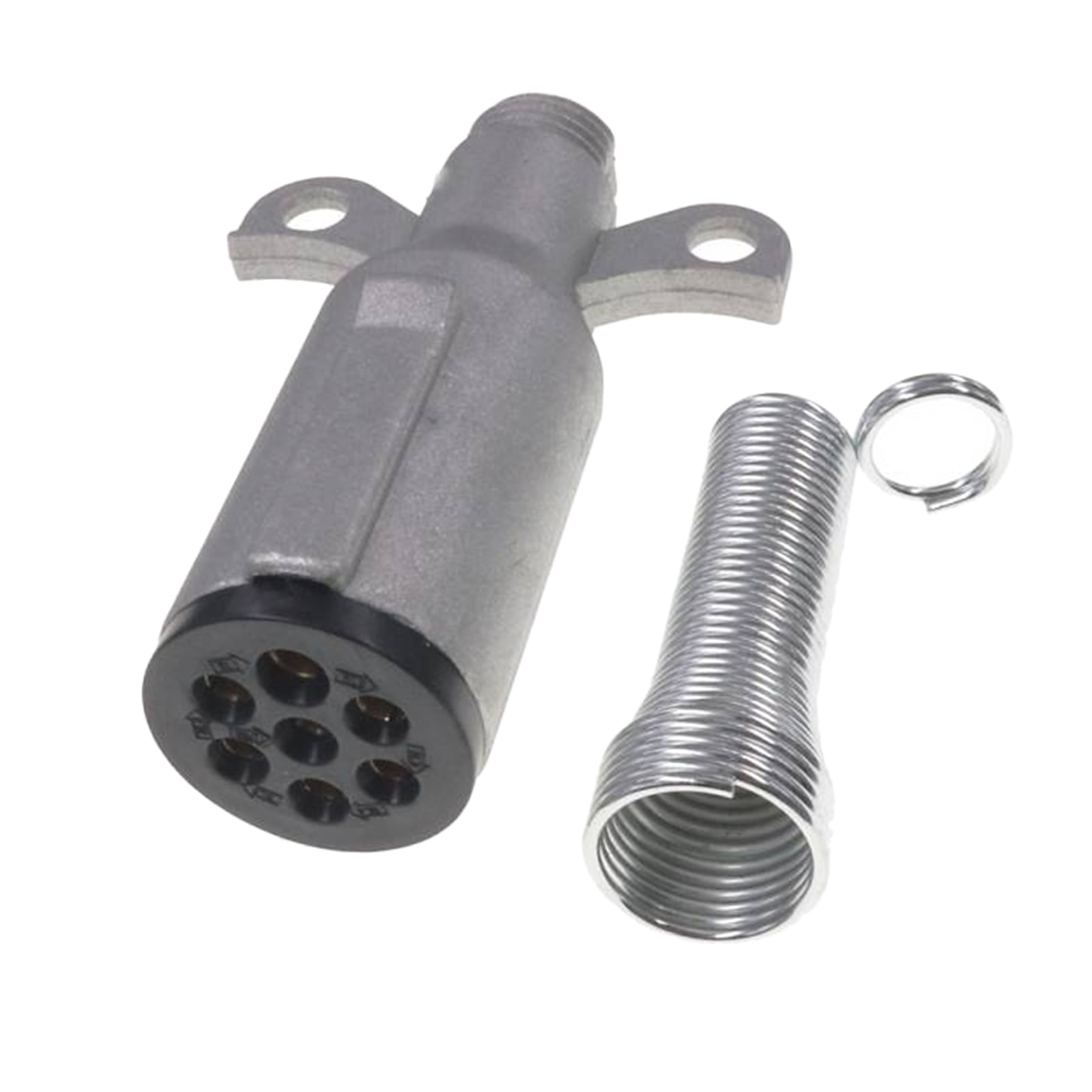 Way Plug Semi Trailer Light Connector Round Split Pin Receptacle ...