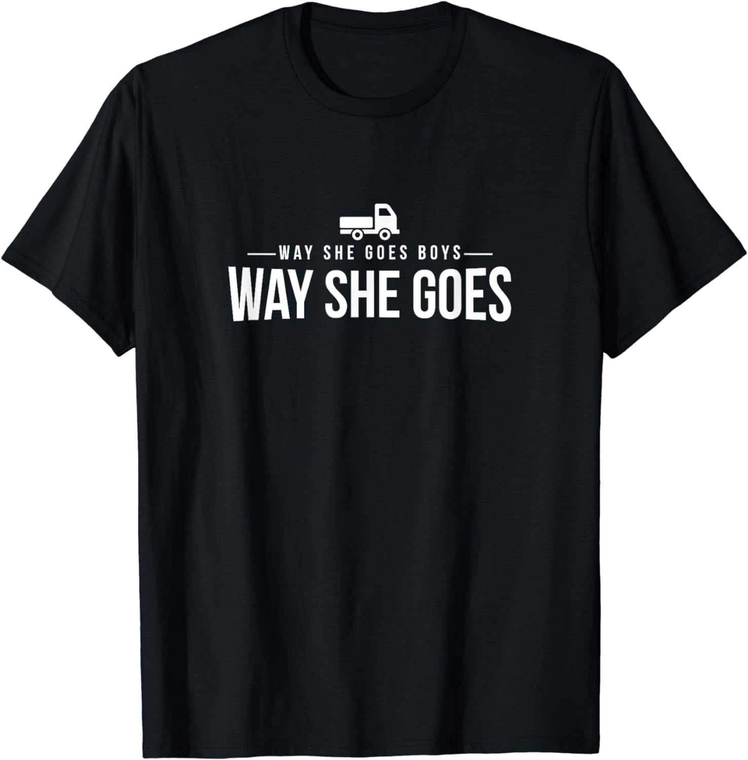 Way She Goes Boys Way She Goes Truck T-shirt | Trucker Tee - Walmart.com