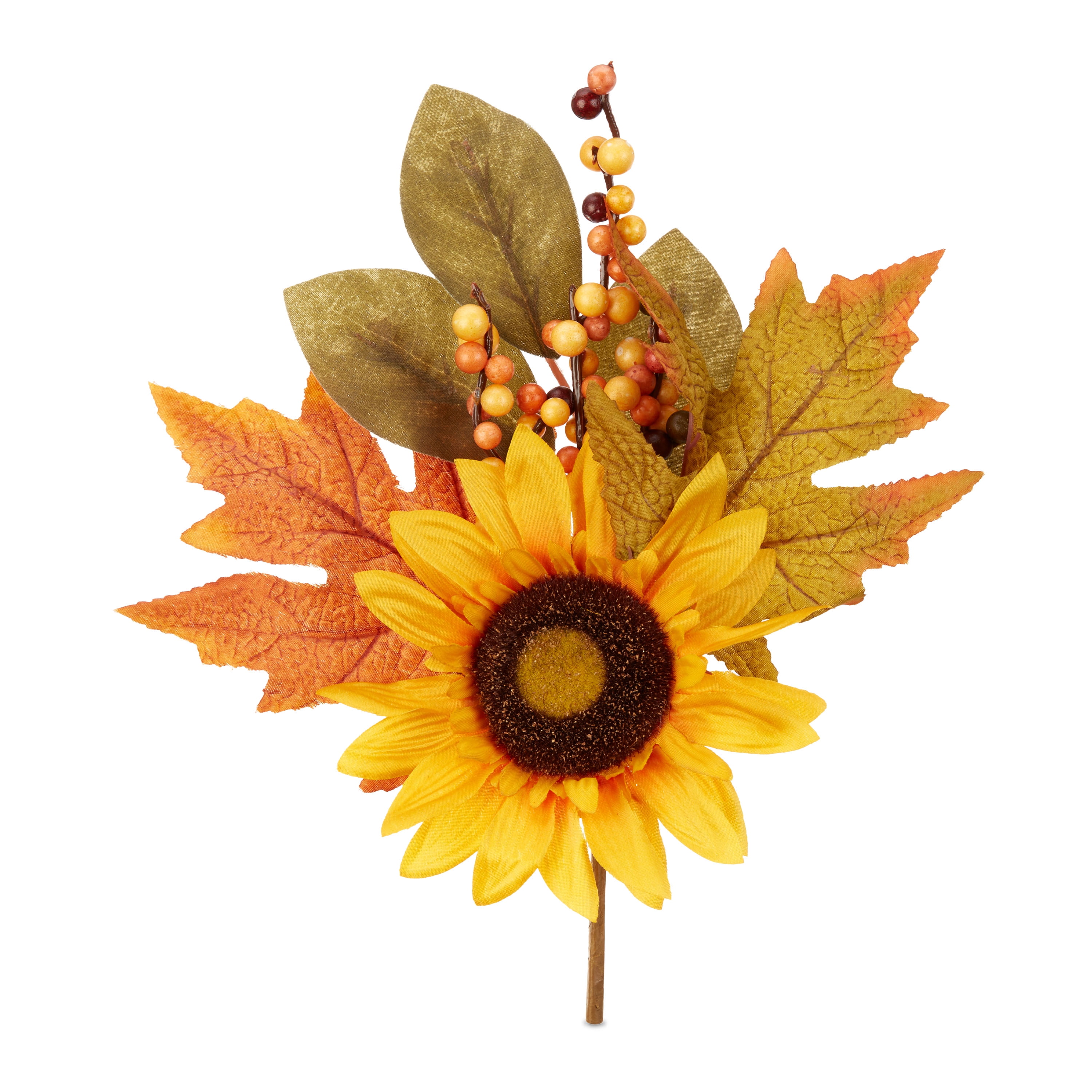 Way To Celebrate 12 inch Harvest Floral Pick Decoration, Multi color ...