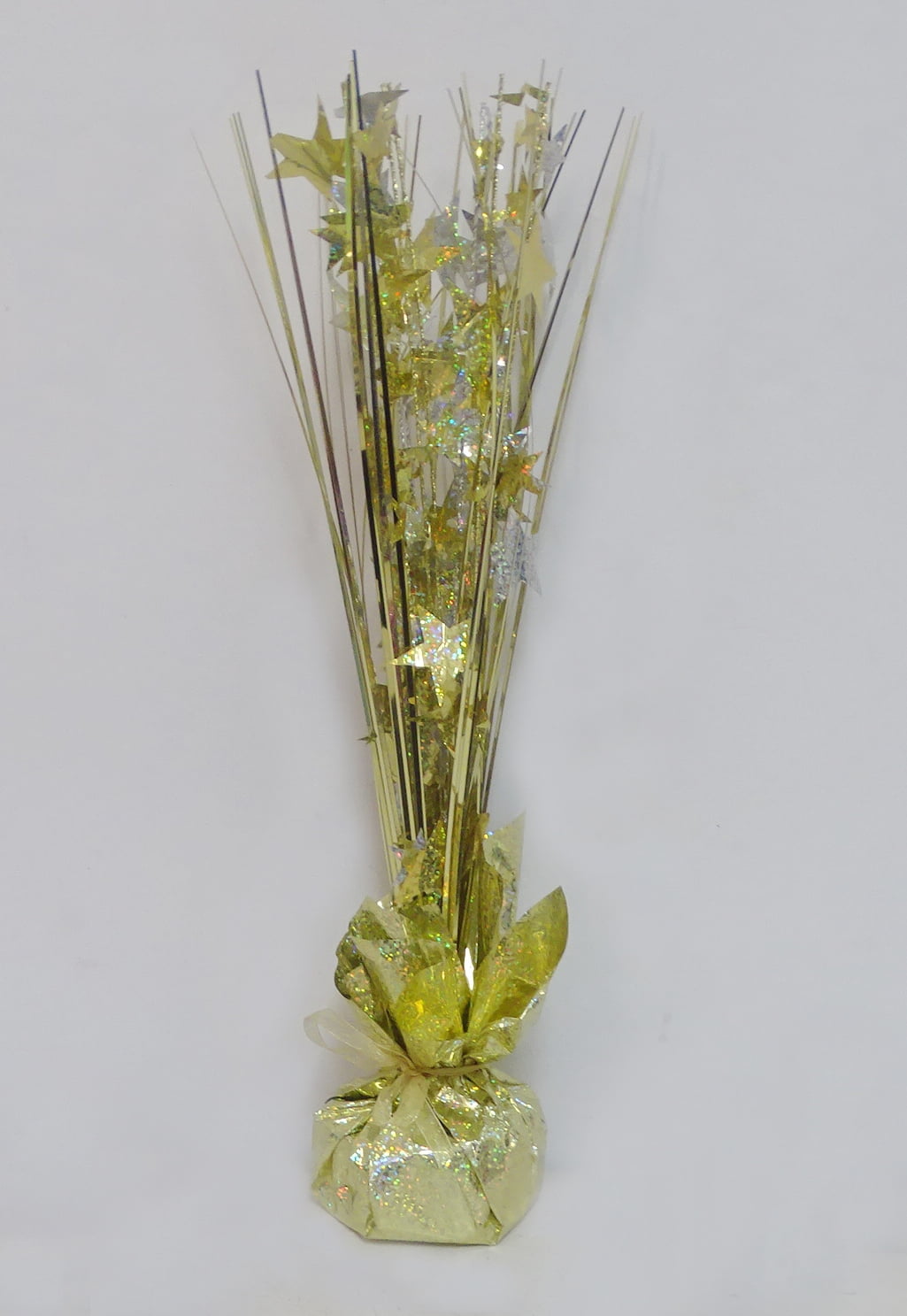 Gold Star Foil Spray Centerpiece, 14", by Way To Celebrate - Walmart.com