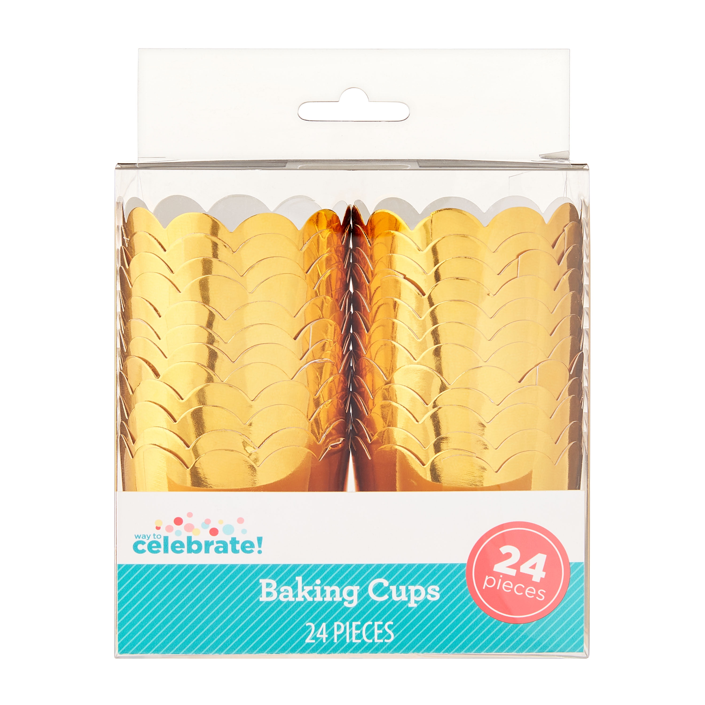 Gold Baking Cups, 24 Count, by Way To Celebrate - Walmart.com