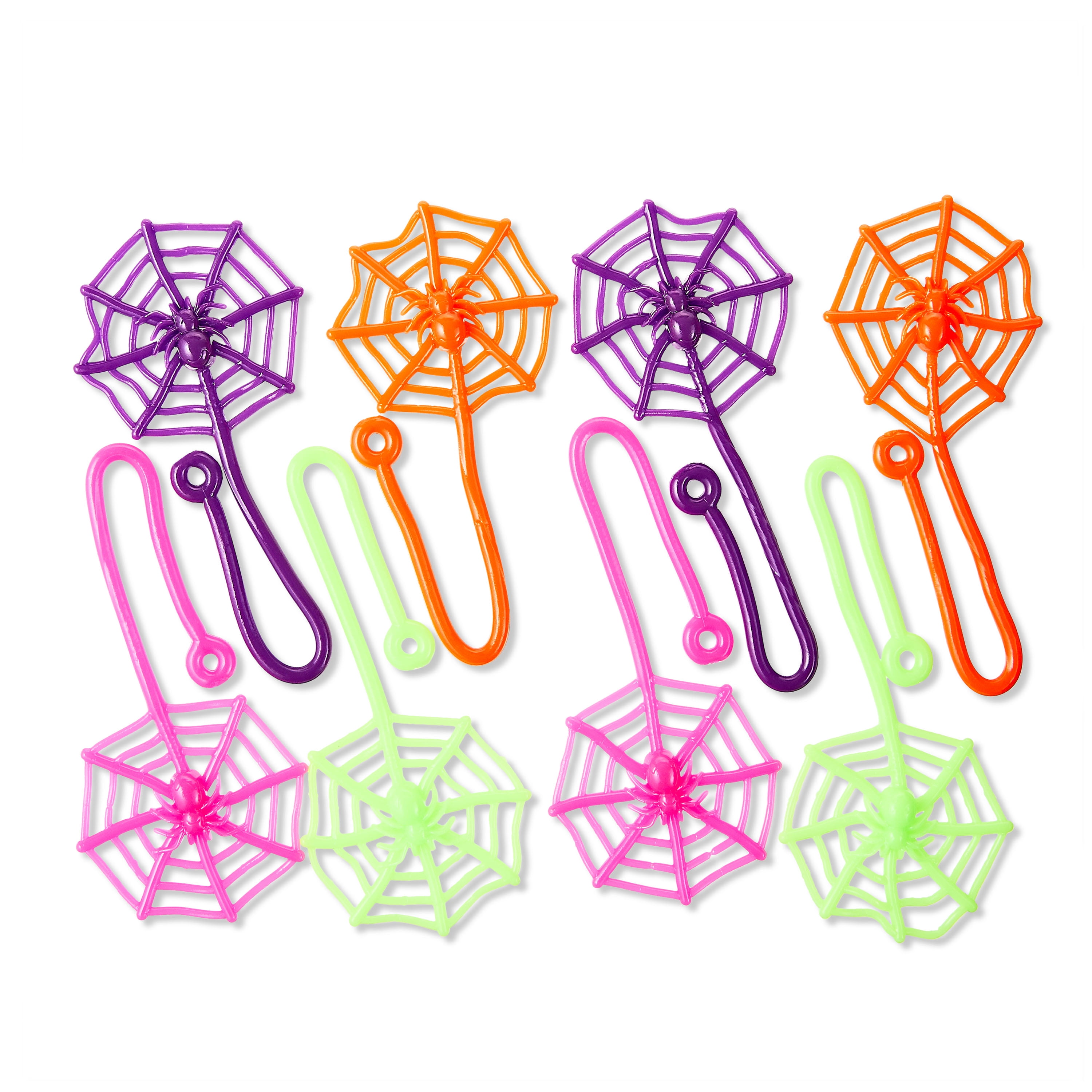 Halloween Plastic Sticky Webs Party Favors, 8 Count, by Way To ...