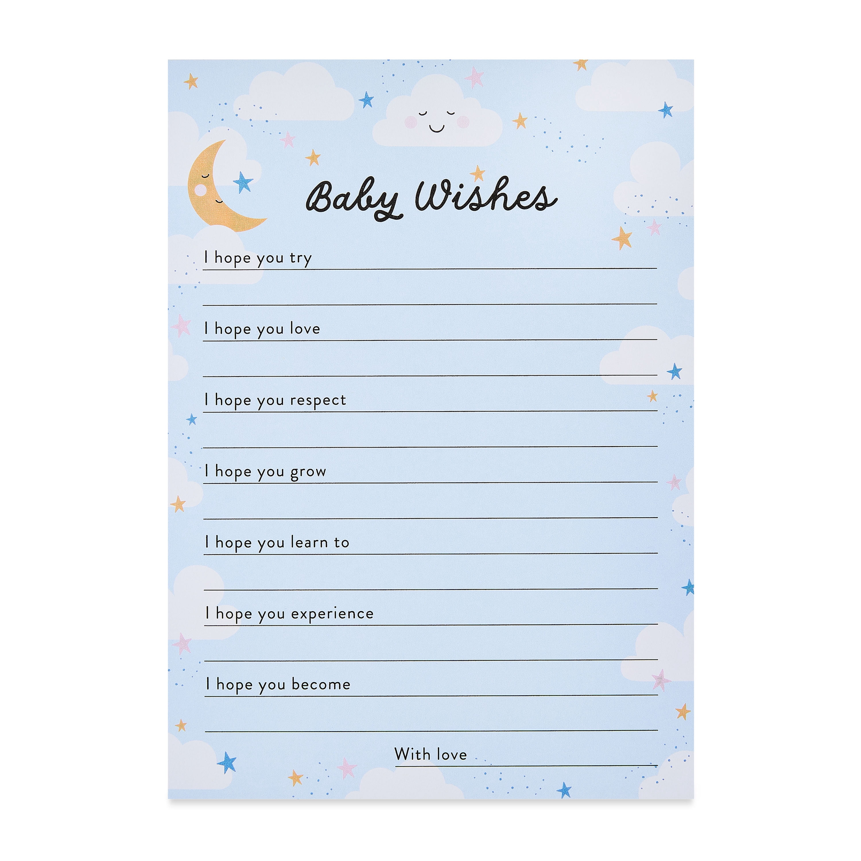 Baby Wish Cards, 5" x 7", 24 Count, by Way To Celebrate - Walmart.com