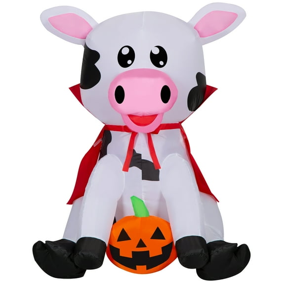 Way To Celebrate Airblown Inflatables Halloween Cow - Walmart.com