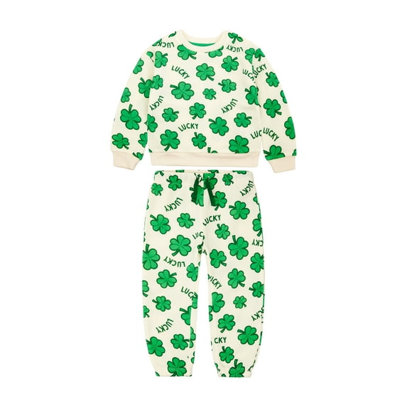 Way To Celebrate Baby St. Patrick's Day Jogger Set, Sizes 0-3M-6-9M ...