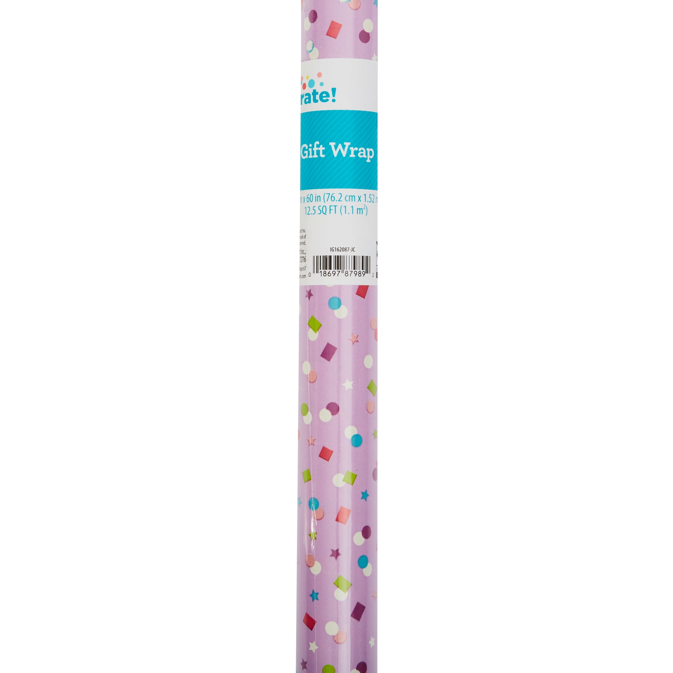 Way To Celebrate All-Occasion Confetti Dot Wrapping Paper for Gifts and ...
