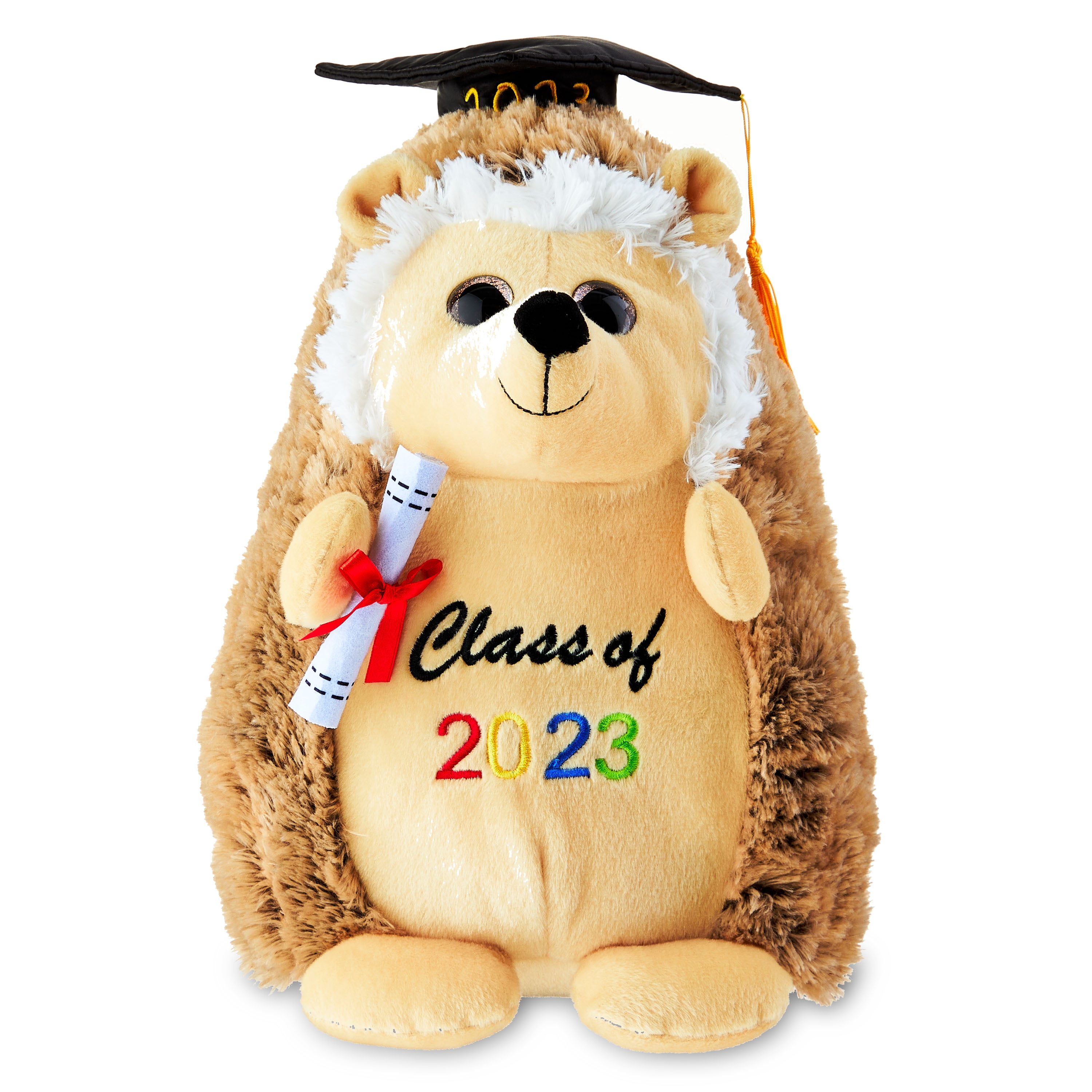 Way To Celebrate Graduation 2023 Plush Brown Hedgehog with Cap, 13 ...