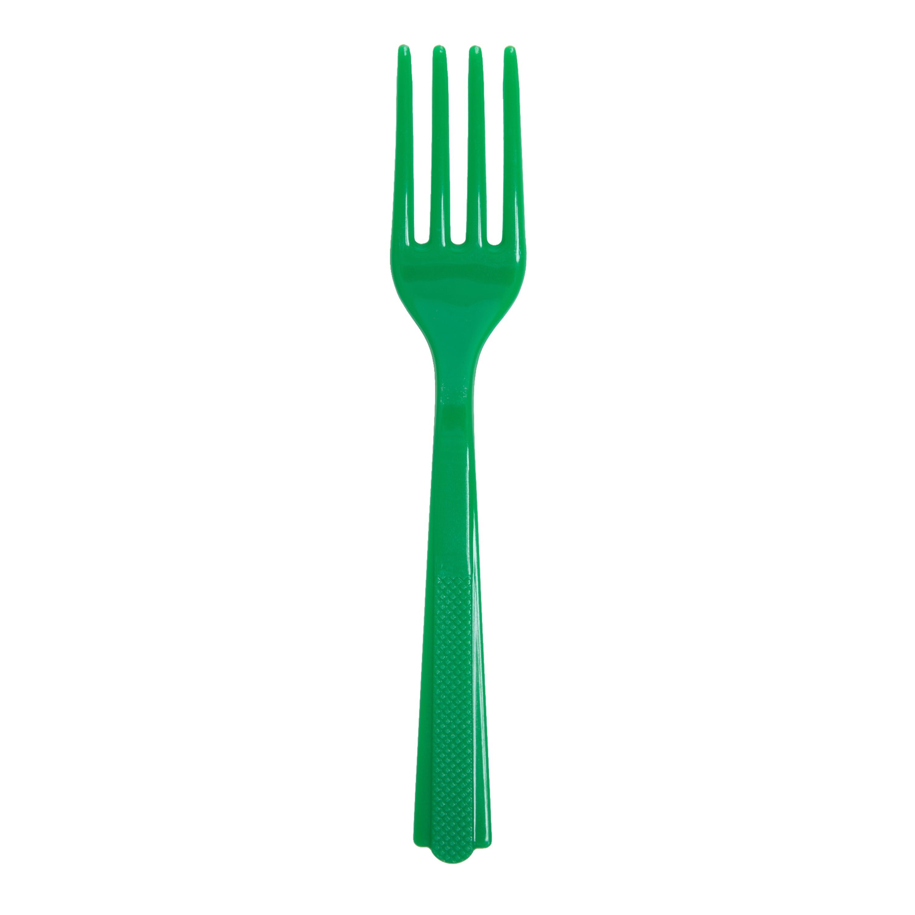 Way To Celebrate Green Disposable Plastic Forks 24 Count for Party and ...