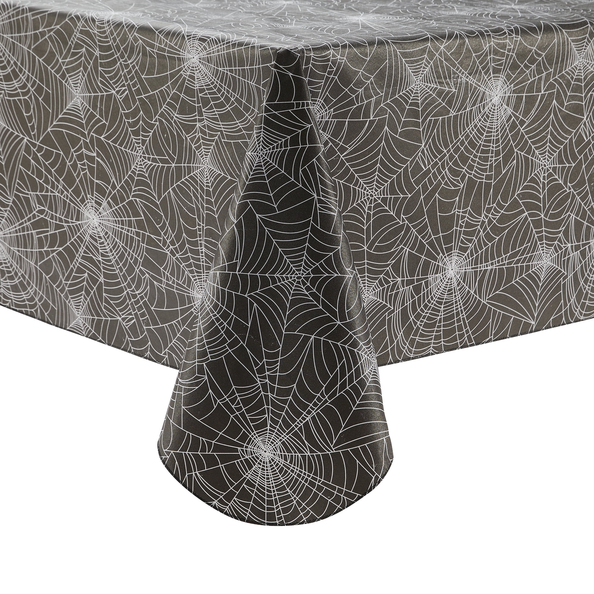 Way To Celebrate Halloween Spooky Web Peva Tablecloth, Gothic Décor 60 ...