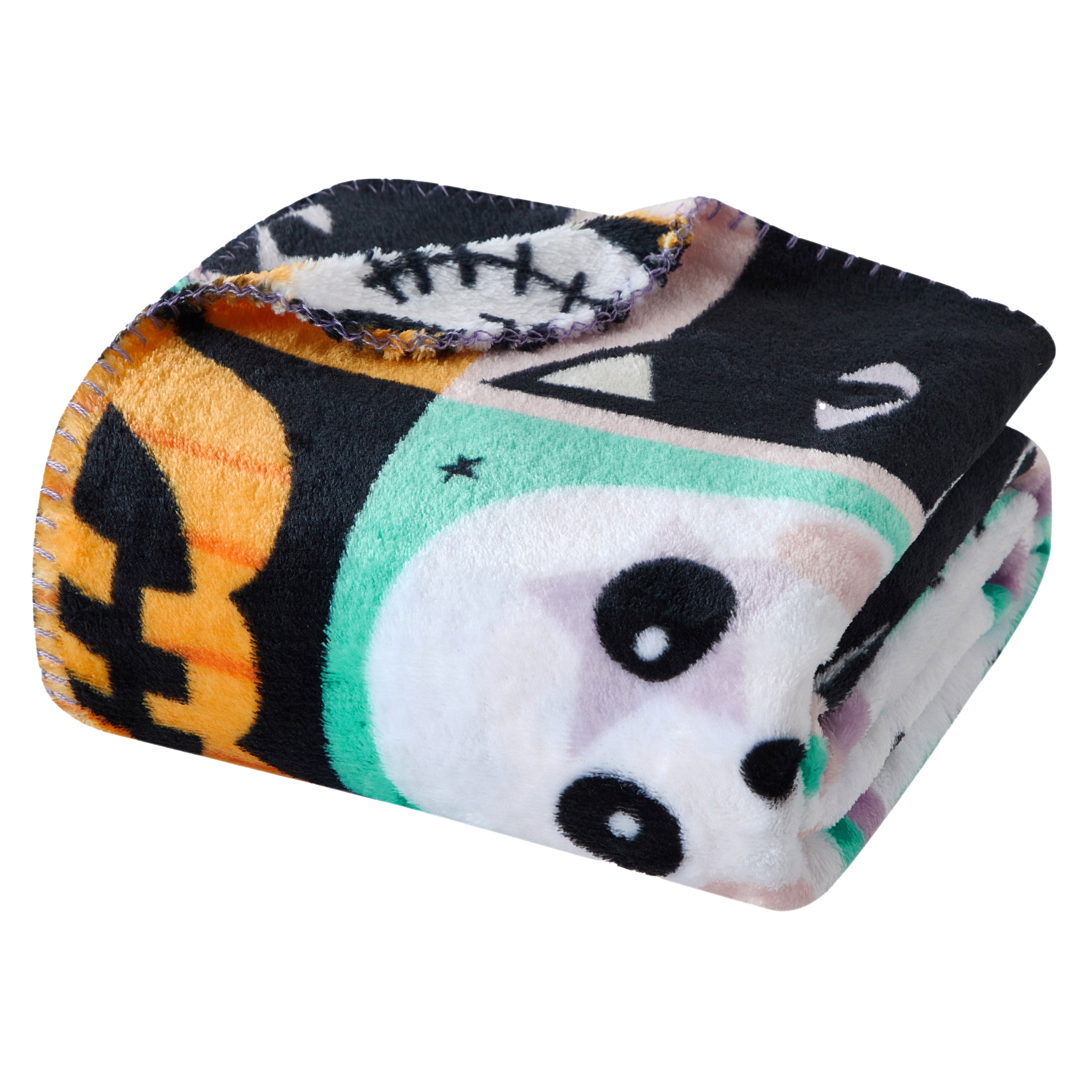 Way To Celebrate Halloween Zoom Call Plush Throw Blanket, 25% Recycled ...