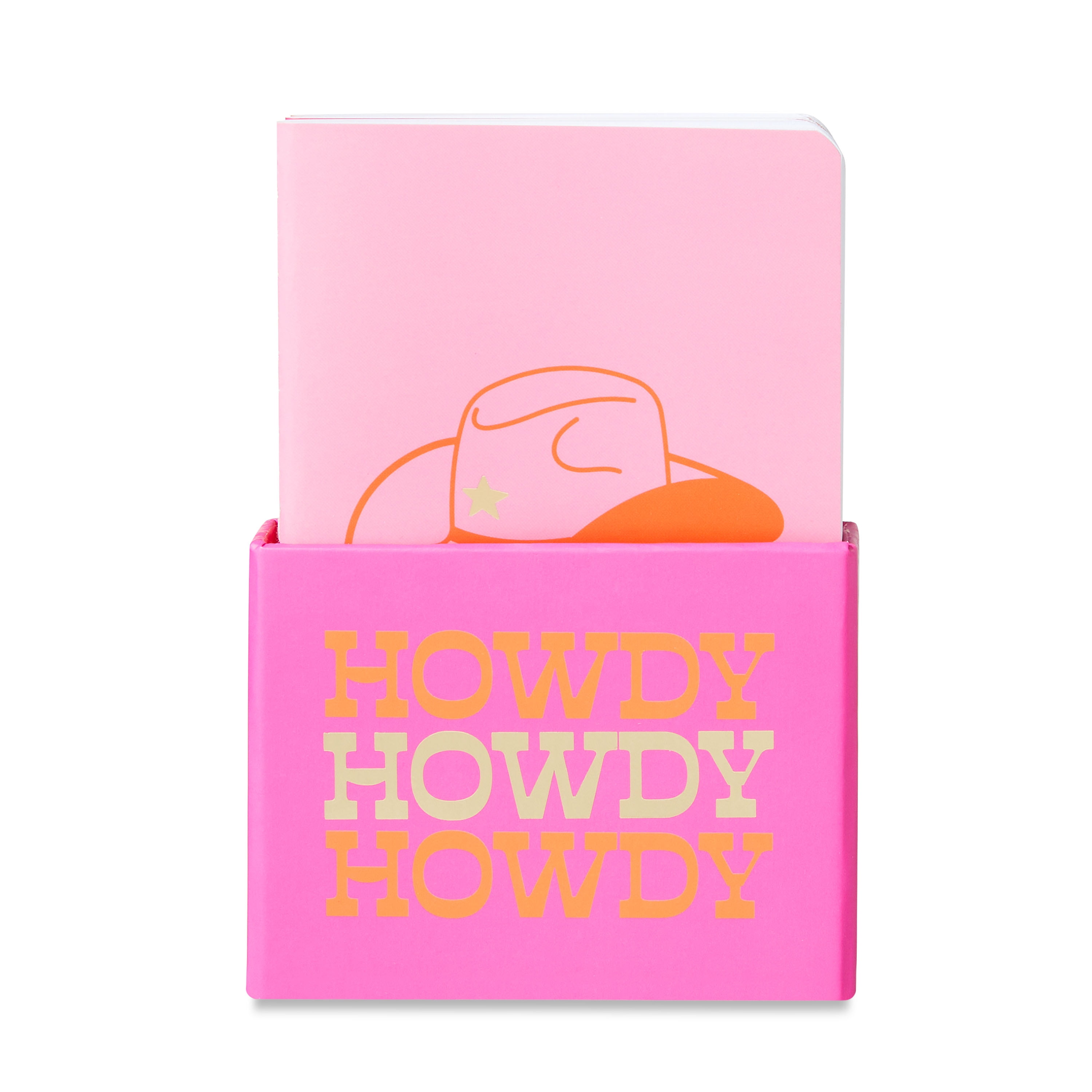 Valentine's Day Pink & Orange Howdy Cowgirl Notebook Set, 6 Count, by ...