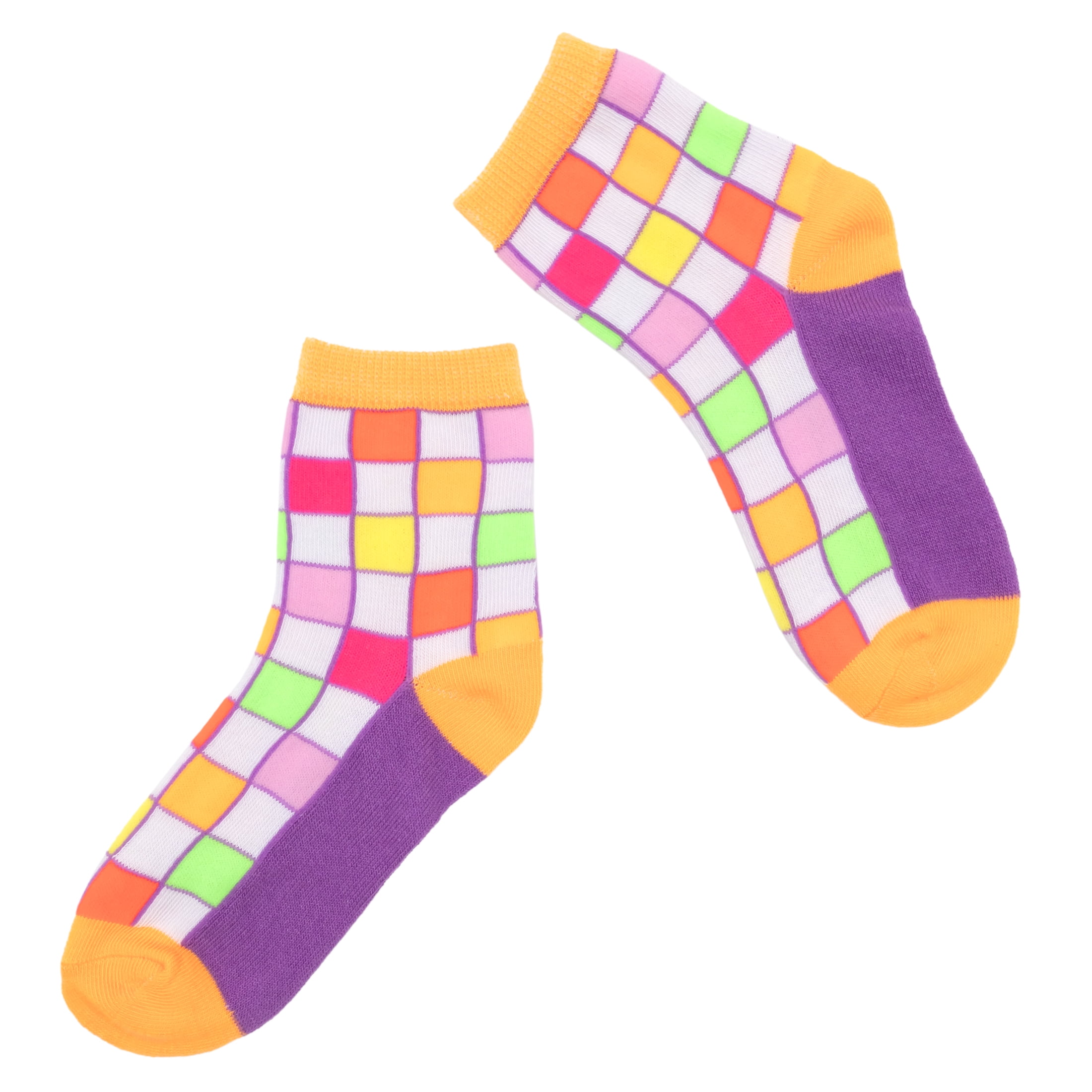 Valentine's Day Checker Kids Socks, Kids Size 7-8.5, by Way To ...