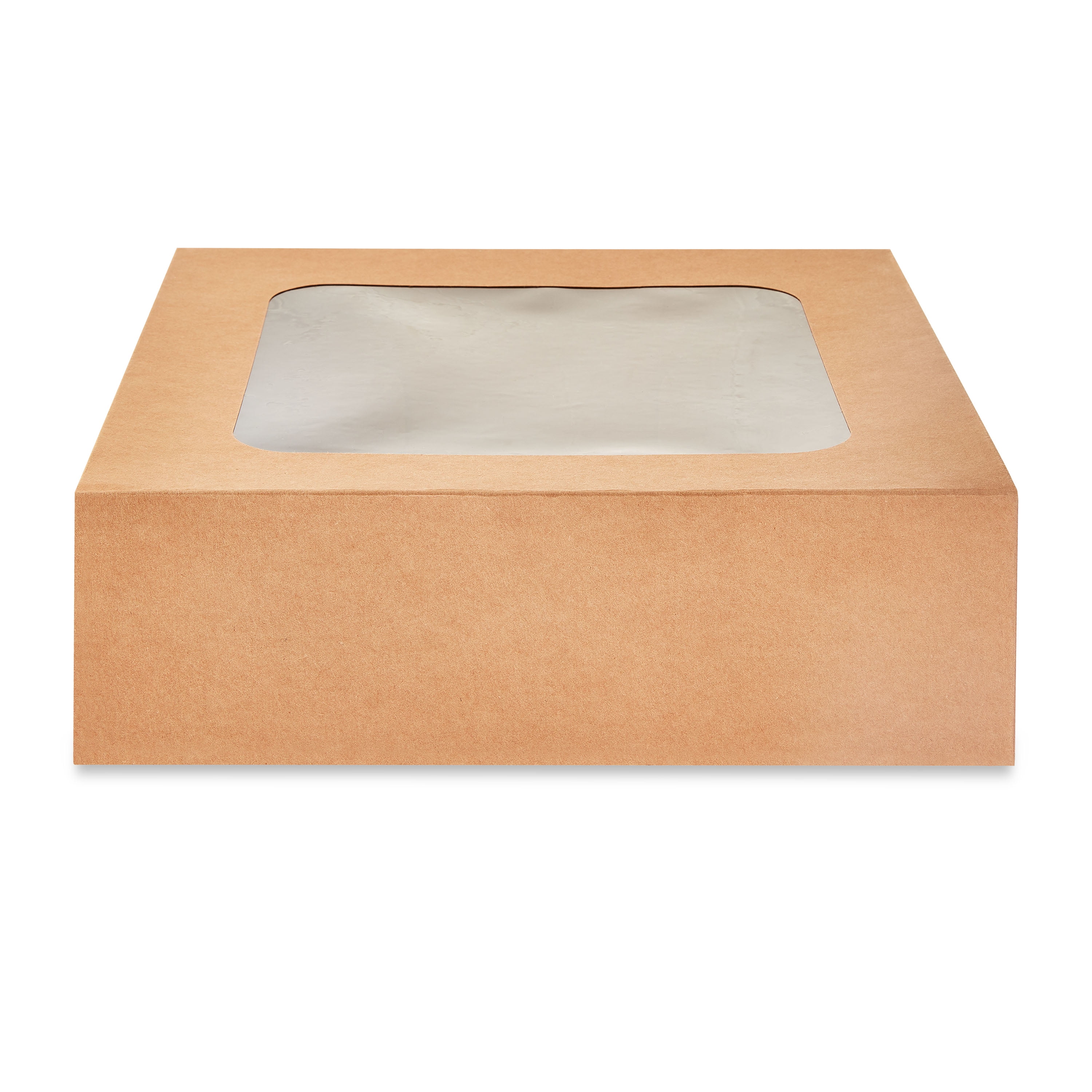 12" x 12" x 4" Kraft Cake Boxes with Windows, 2 Count, by Way To ...