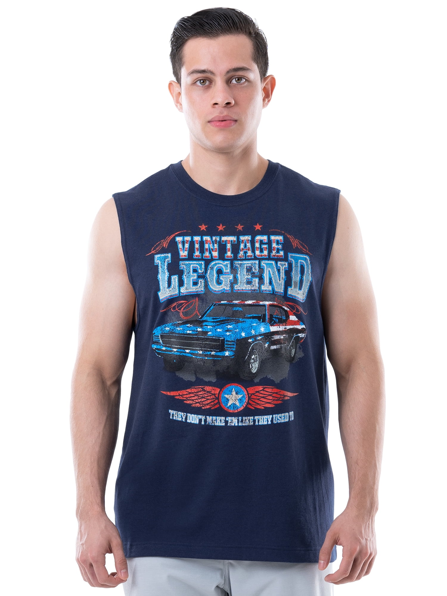 Way To Celebrate Men's Americana Graphic Muscle Tank Top, Sizes S-3XL ...