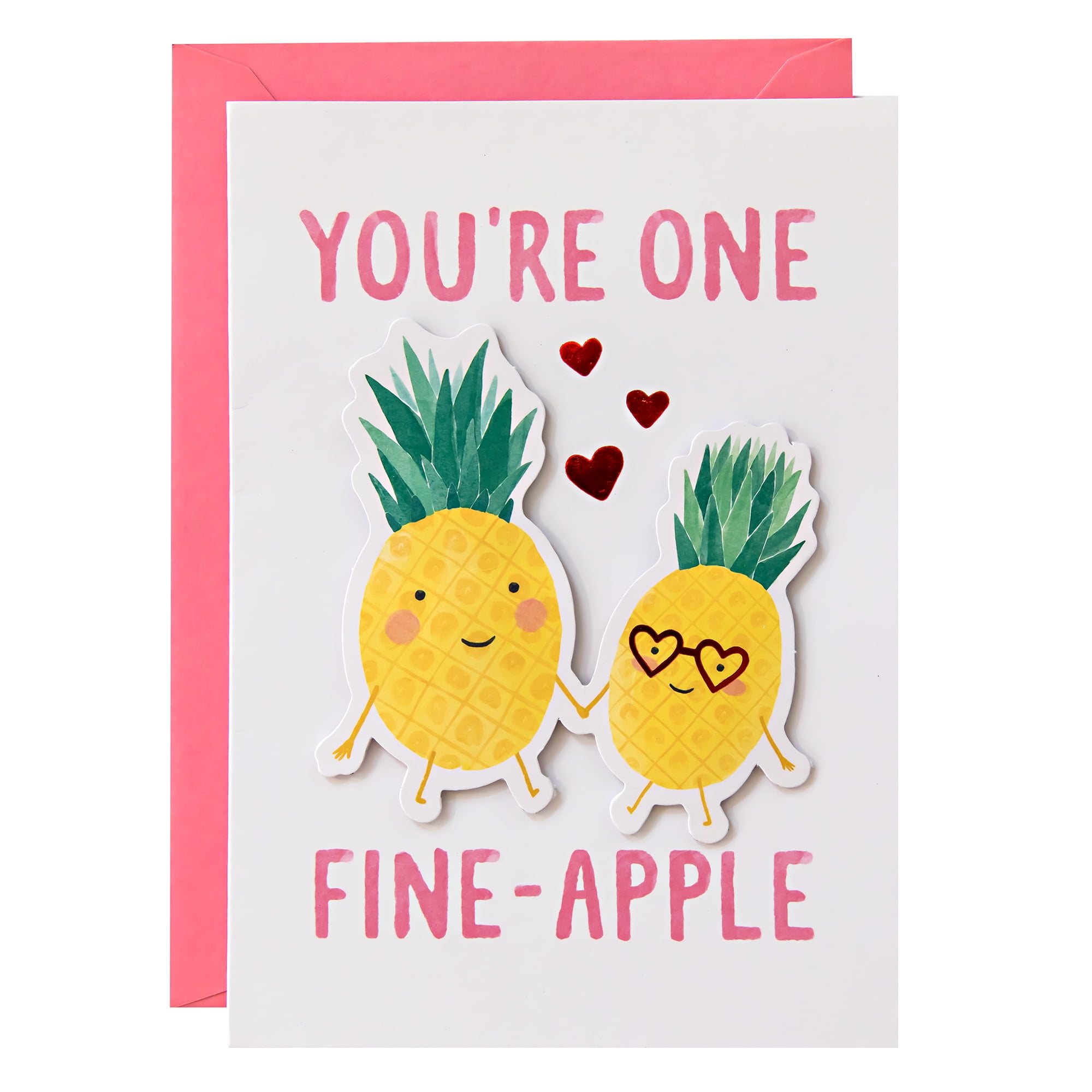 Way To Celebrate Mg One Fine Apple Valentine - Walmart.com