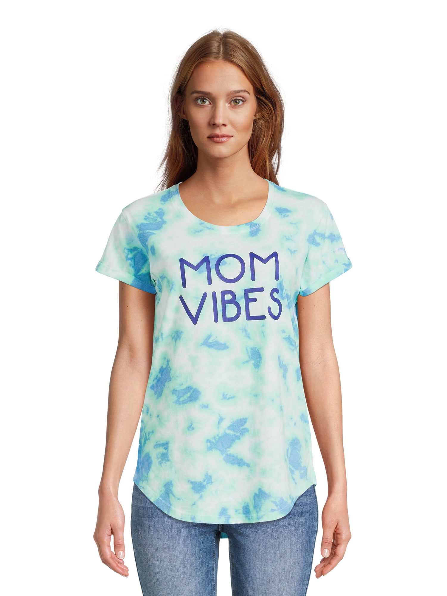 Way To Celebrate Women's Vibing T-Shirt - Walmart.com