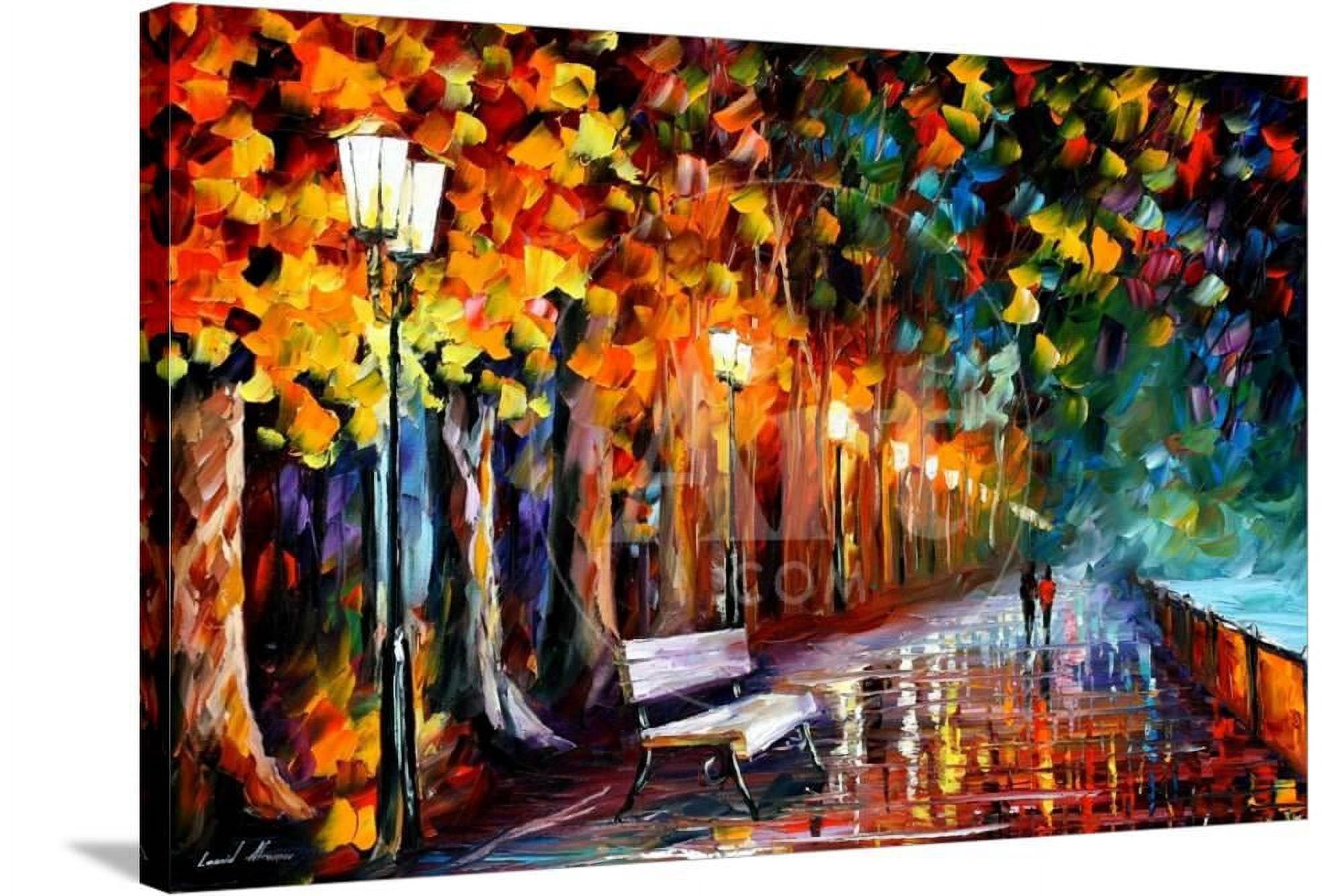 Way To Home, Scenic Stretched Canvas Wall Art by Leonid Afremov Sold by ArtCom - Walmart.com