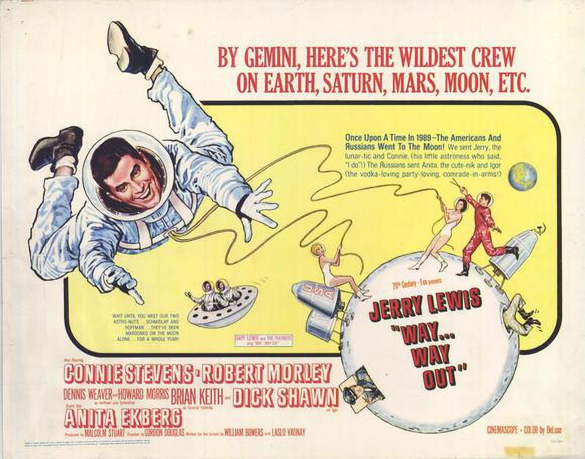Way Way Out - movie POSTER (Style A) (11" x 14") (1966) - Walmart.com