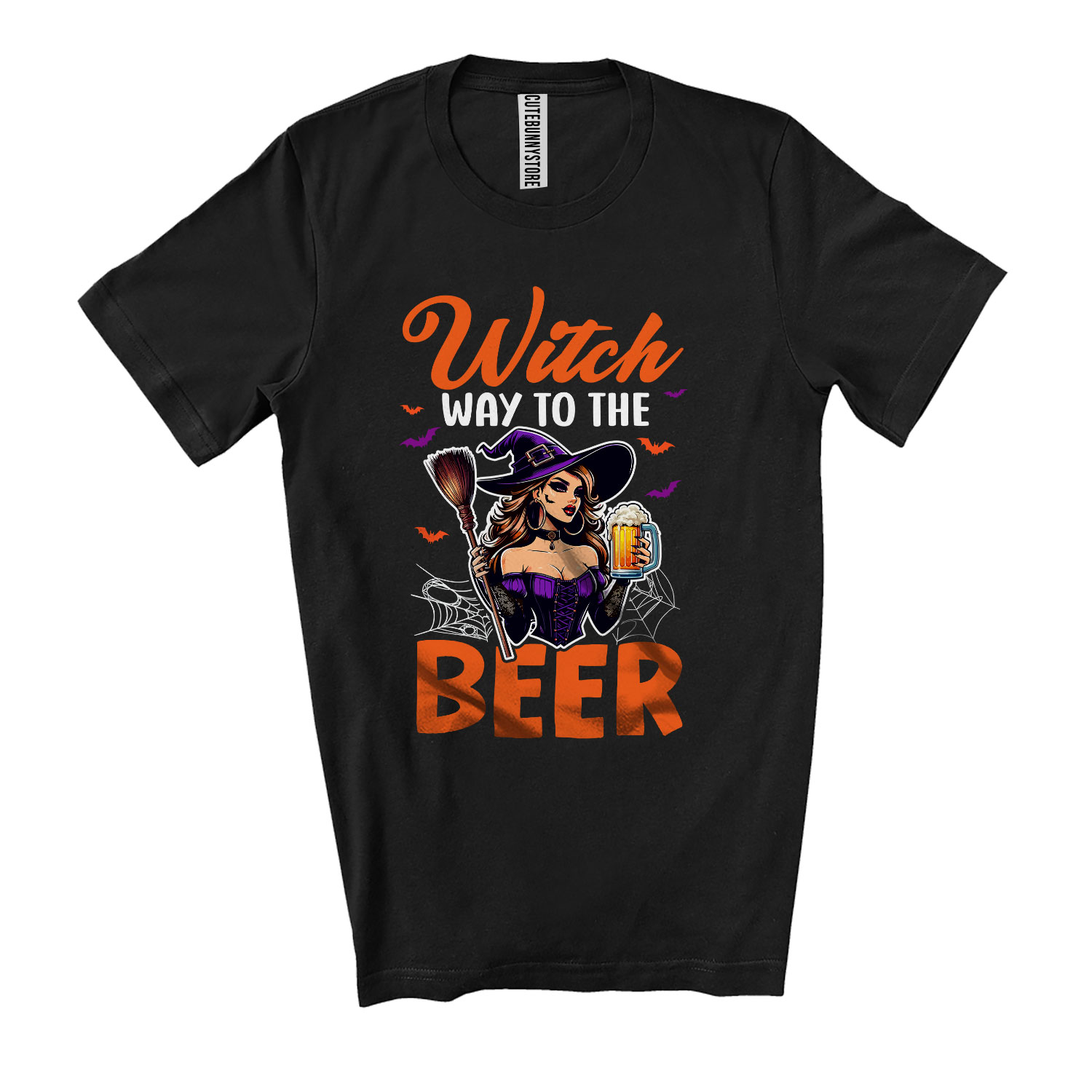 Way Witch To The Beer; Awesome Halloween Costume Witch Drinking ...