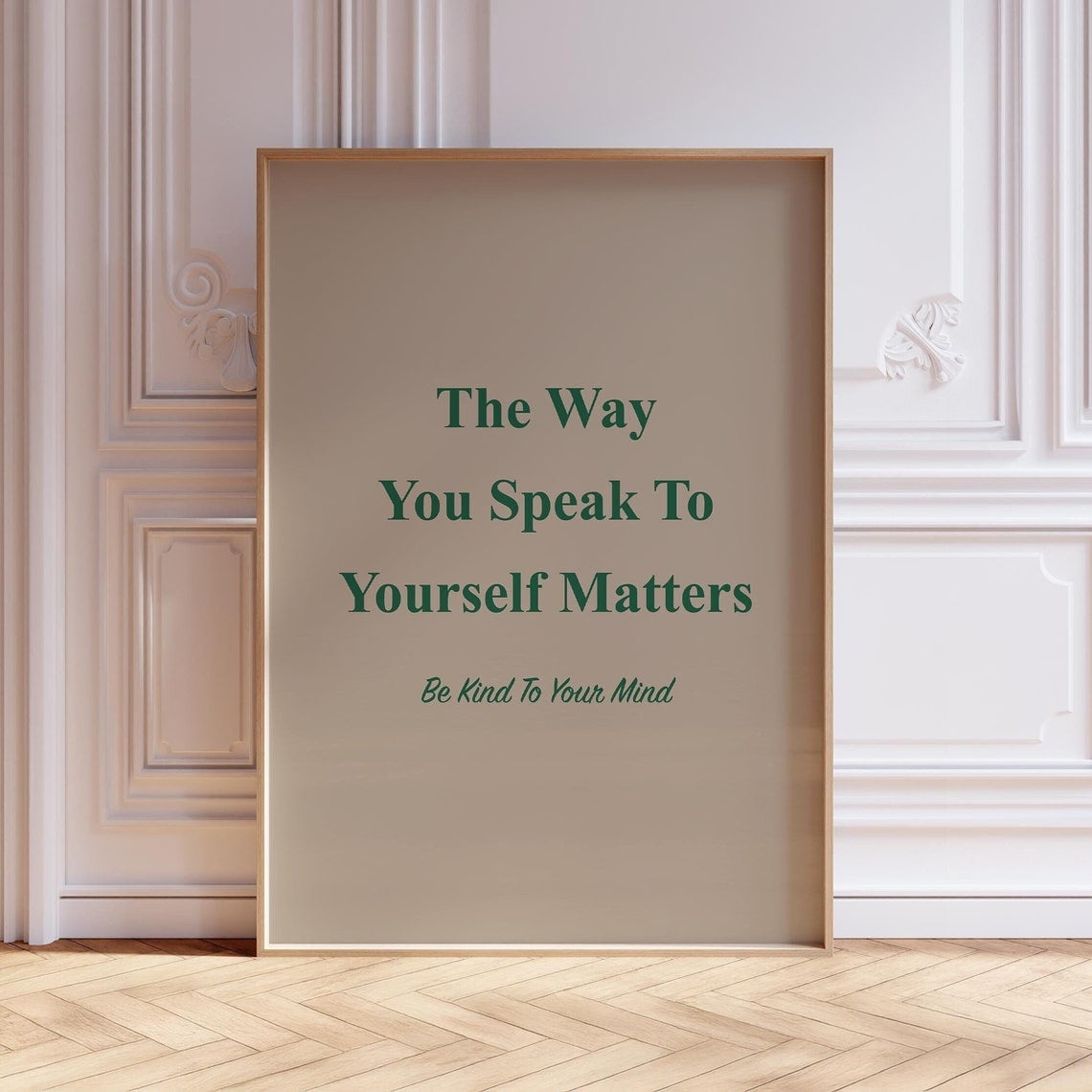 The Way You Speak To Yourself Matters Wall Art Print Be Kind To Your ...