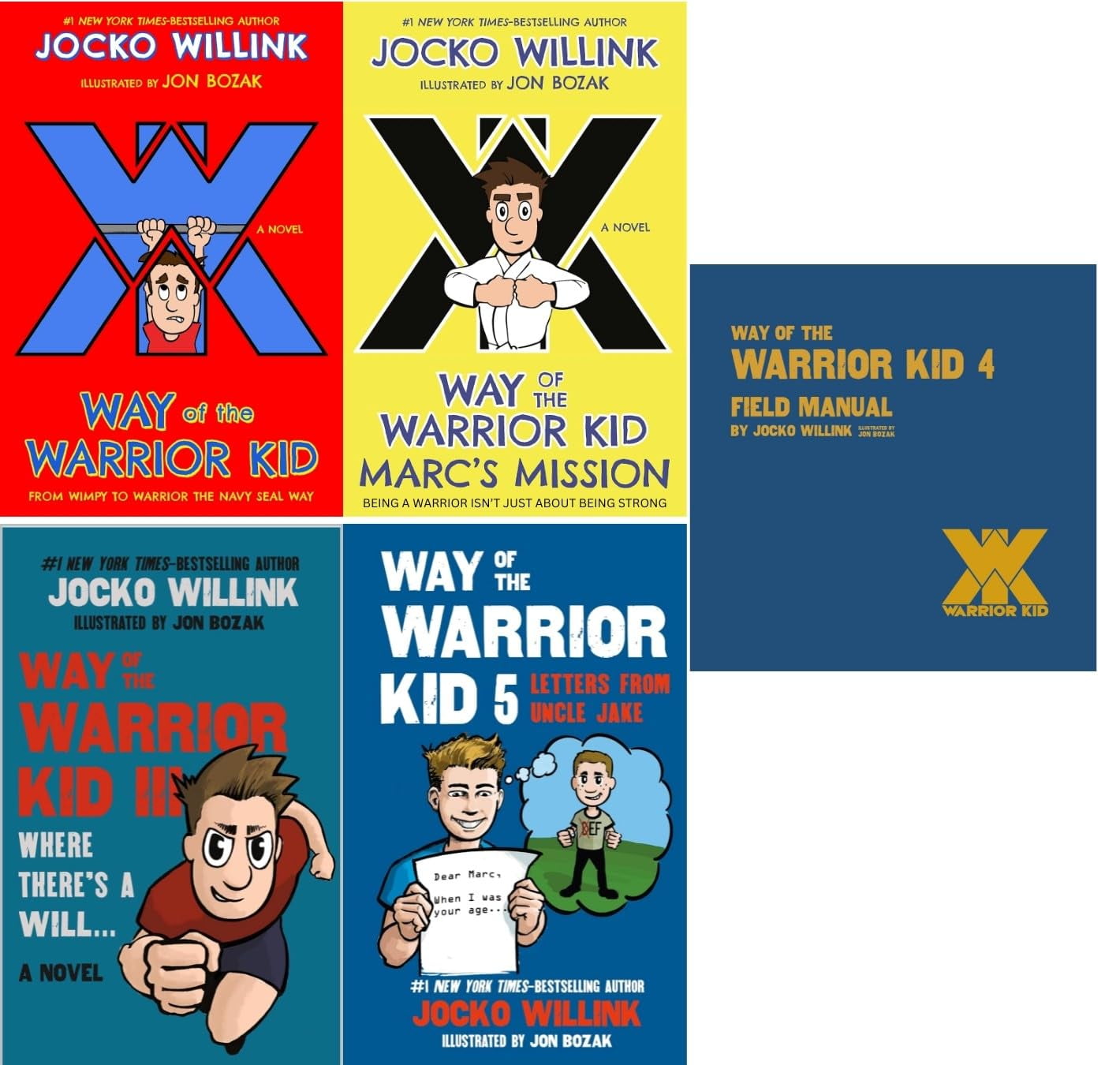 Way of the Warrior Kid 5 Books Collection Set by Jocko Willink ...