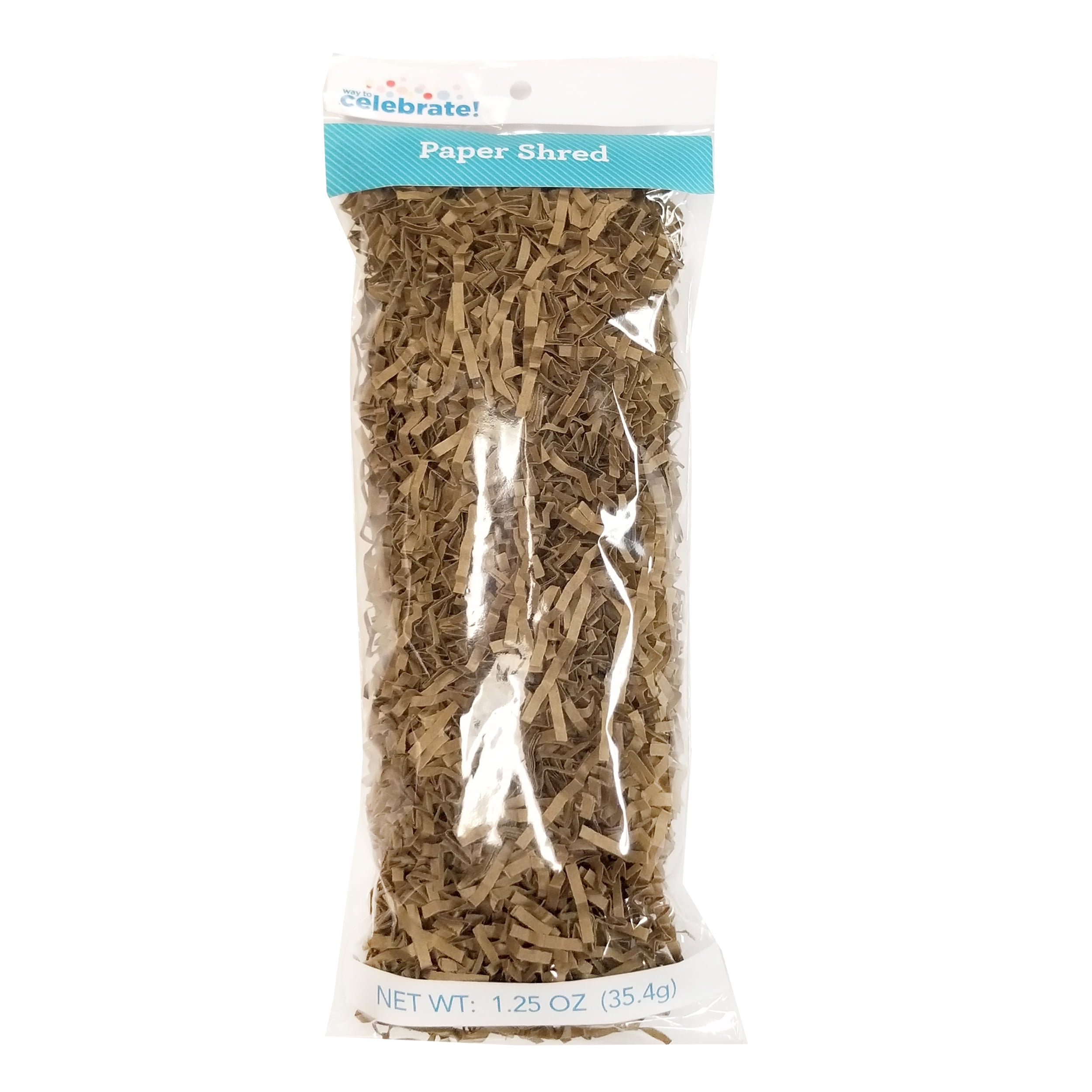 Kraft Paper Shred, 1.25 oz, by Way To Celebrate - Walmart.com